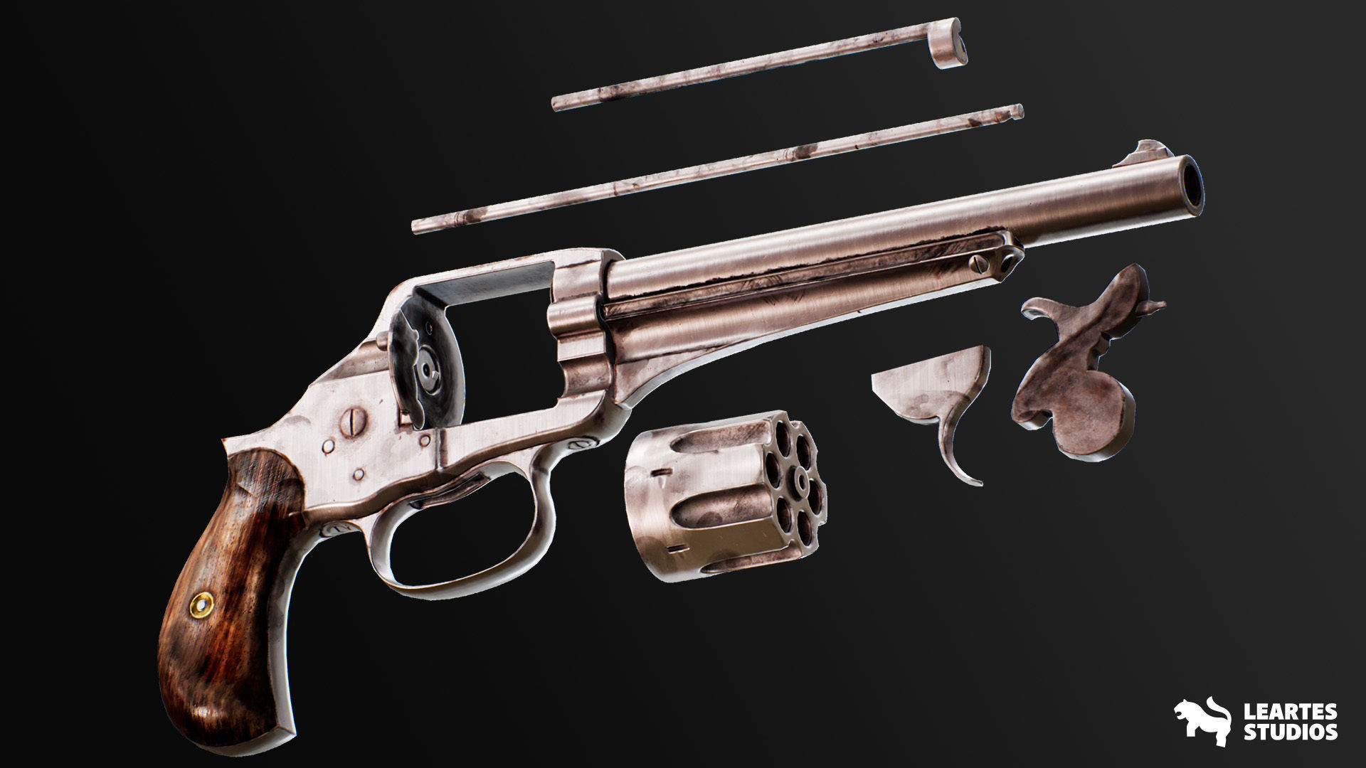 3D model FPS 4K Western Guns VOL 1 VR / AR / low-poly | CGTrader