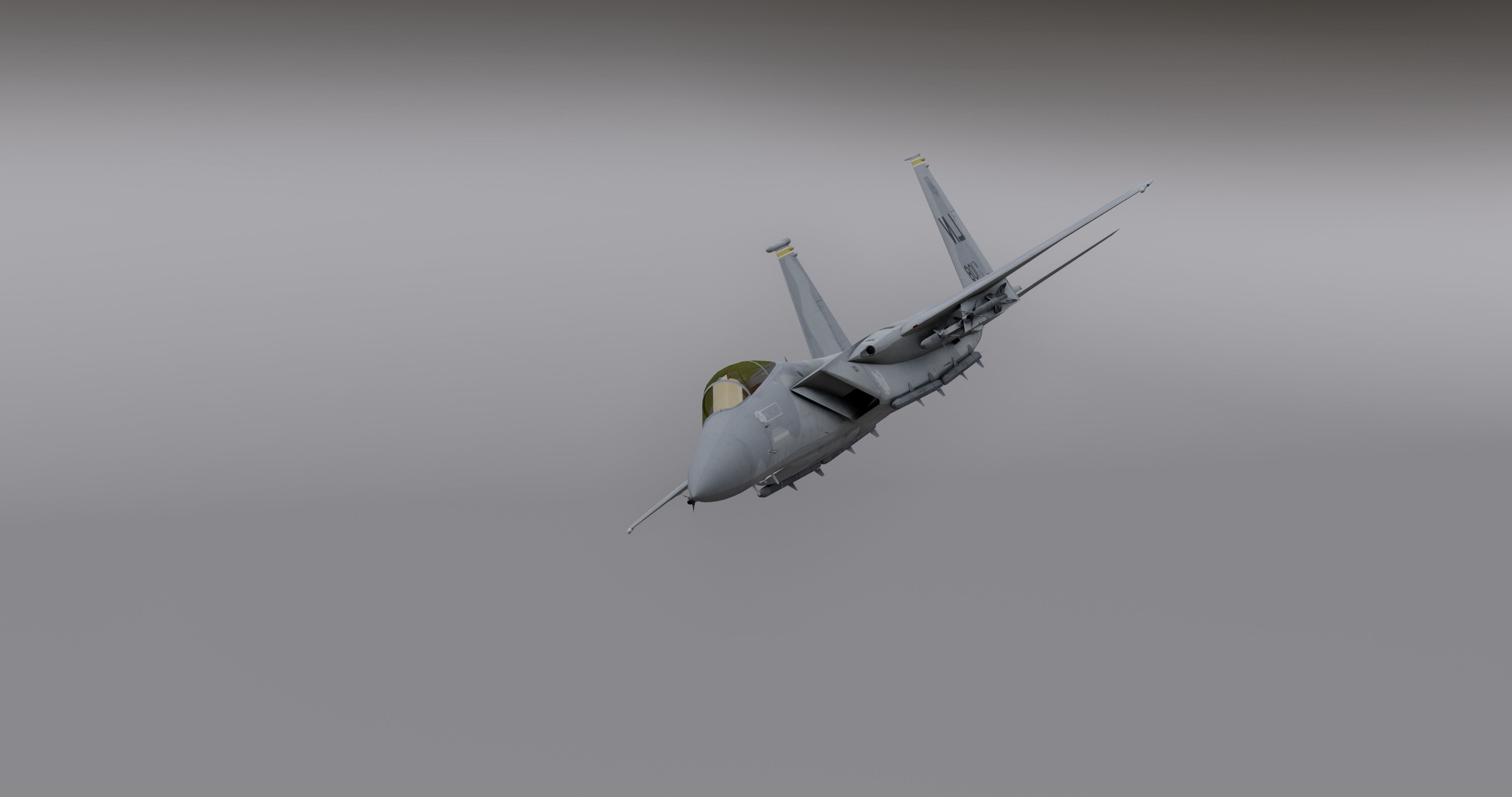 3D model F 15 C- Fighter Jet VR / AR / low-poly | CGTrader