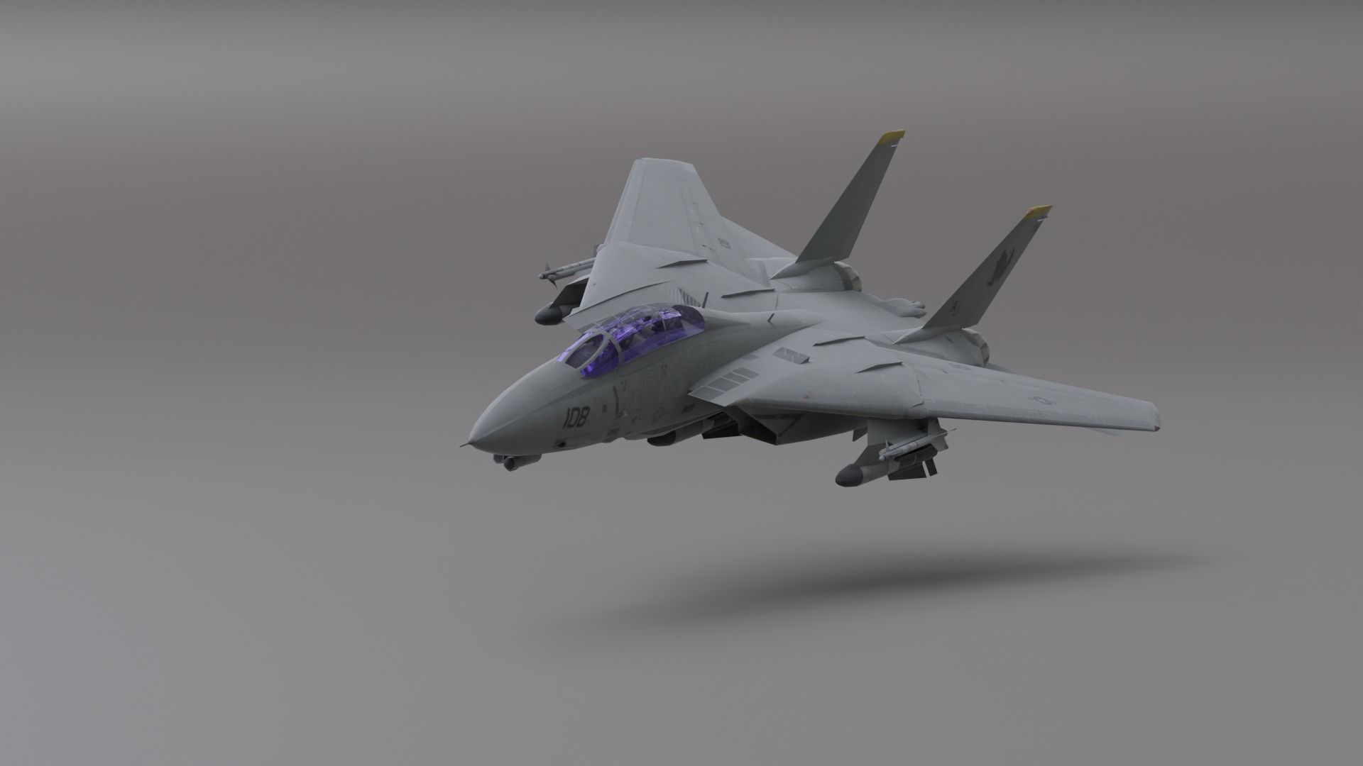 3D model F-14 Fighter Jet VR / AR / low-poly | CGTrader