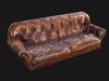 Medieval old sofa 3D model rigged | CGTrader