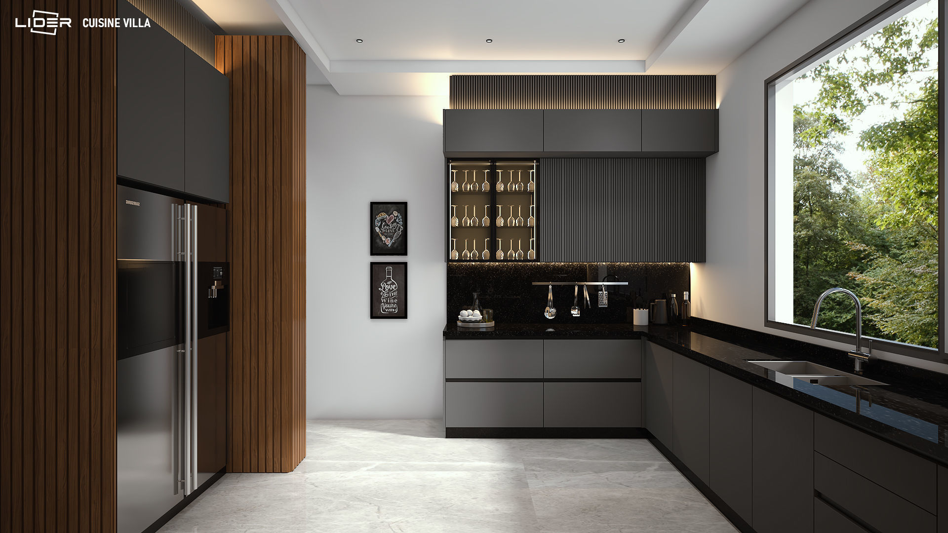 Kitchen interior 3D model 3D model lux 3D model | CGTrader