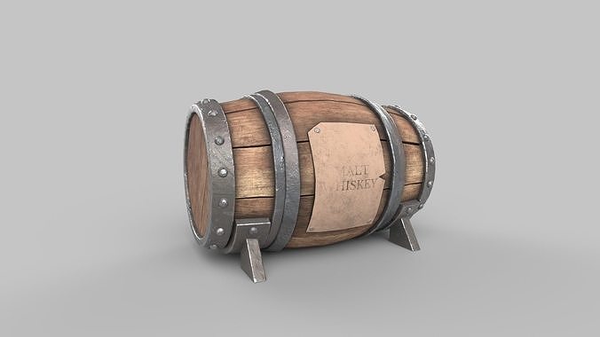 Stylized Barrel 3D model | CGTrader