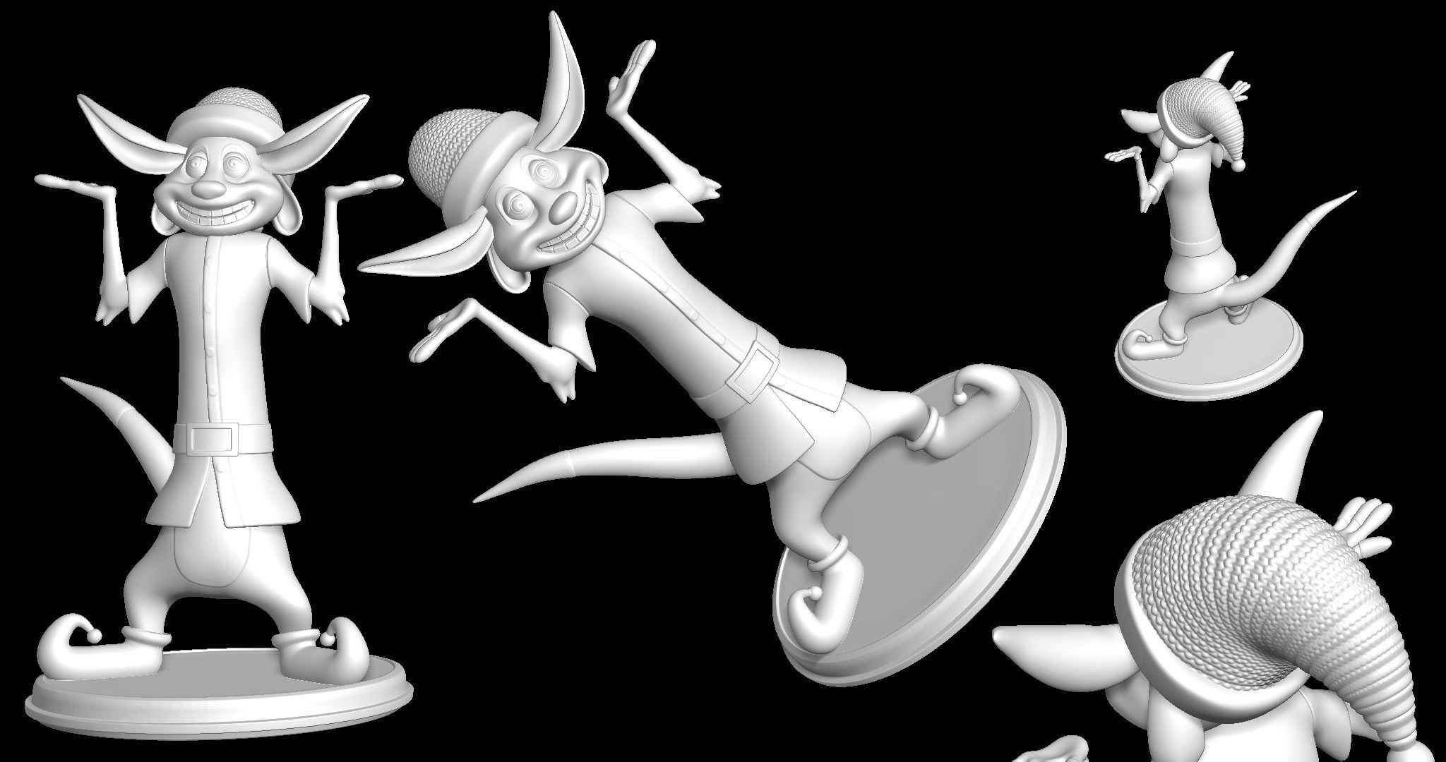 Timon -Adorable 3D Printable Sculpture Inspired by The Lion King 3D ...