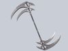 3D model Dual scythe VR / AR / low-poly | CGTrader