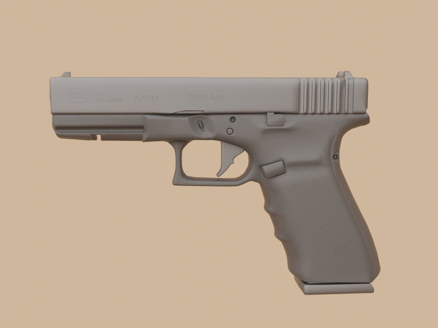 3D model glock 20 VR / AR / low-poly | CGTrader