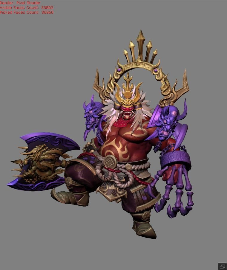 Franco King of Hell Skin 3D model animated rigged | CGTrader