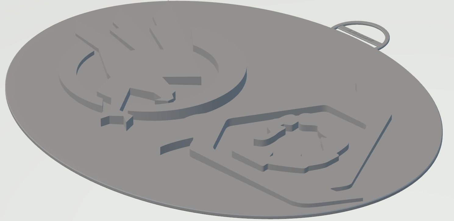 GDI and NOD logos from Command and Conquer Tiberian Sun keychain 3D ...