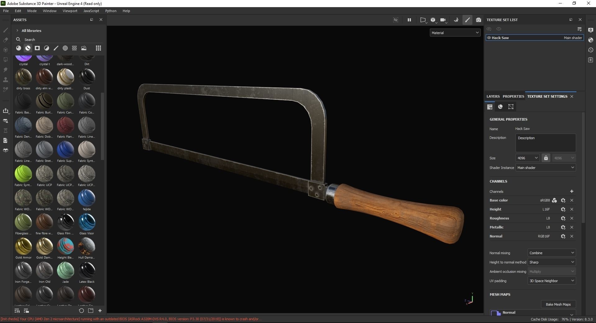 3D model Hack Saw 3D Model VR / AR / low-poly | CGTrader