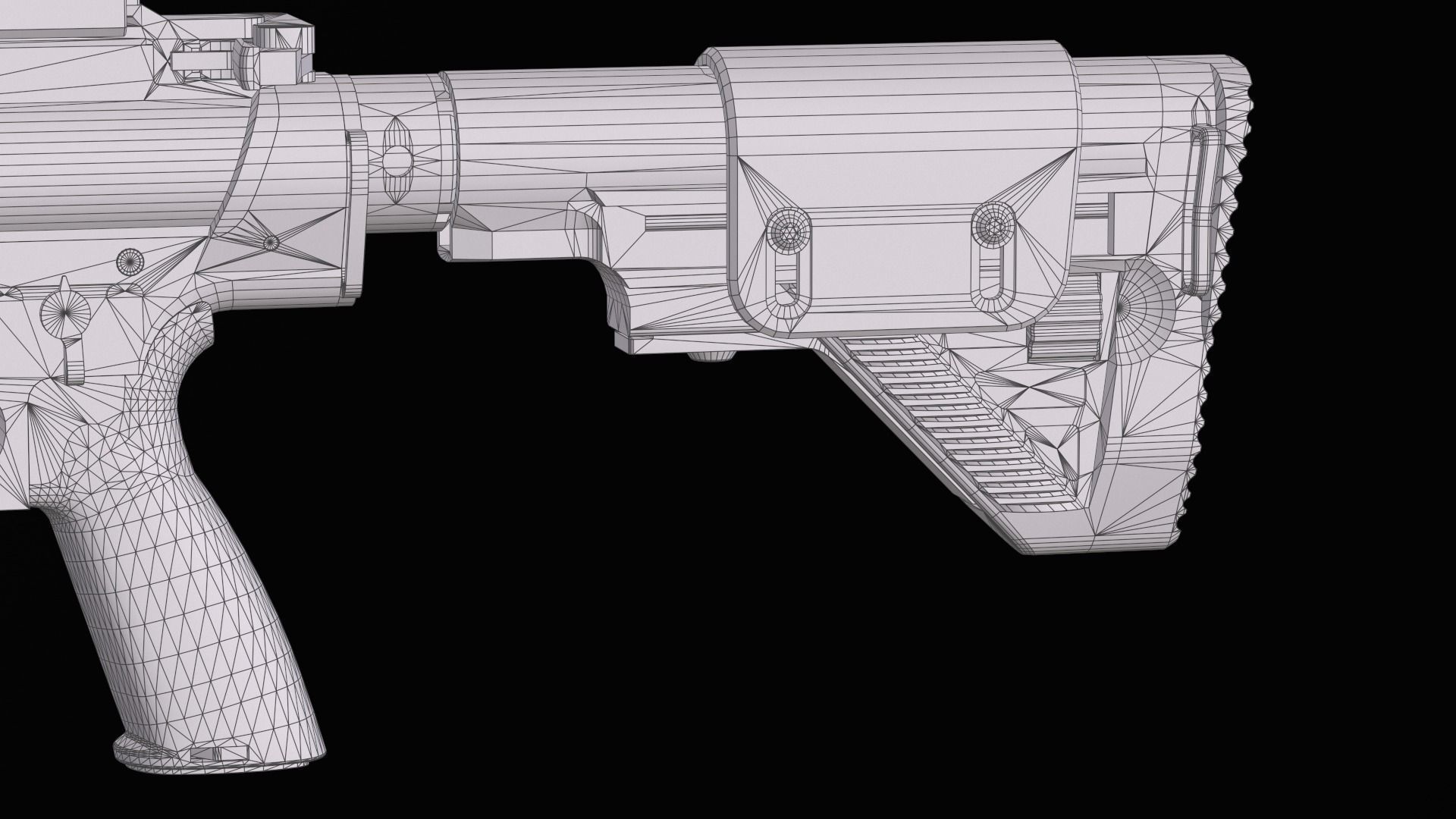 3D model Tactical Modular Sniper Rifle HK G28 VR / AR / low-poly | CGTrader