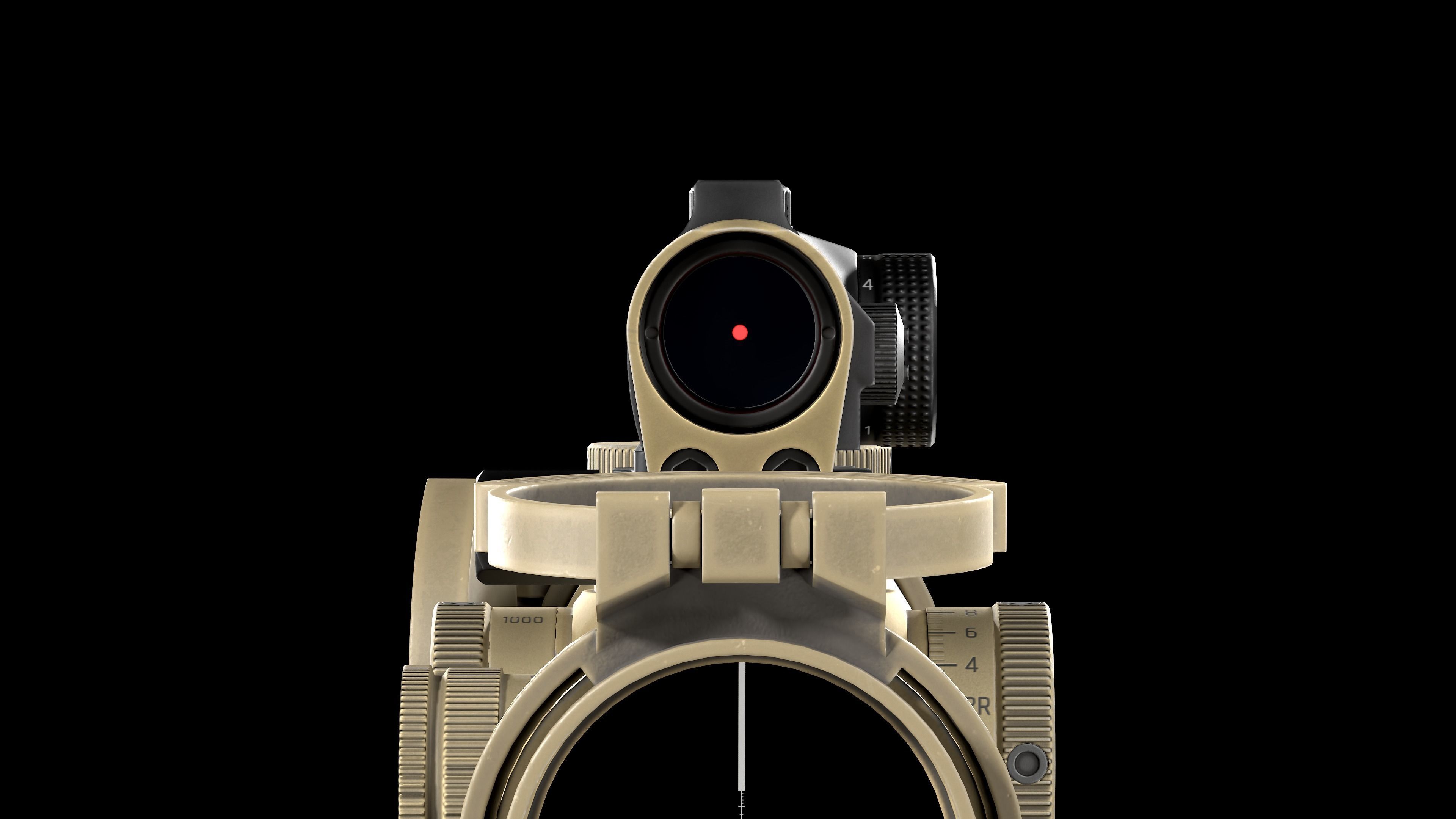 3D model Tactical Modular Sniper Rifle HK G28 VR / AR / low-poly | CGTrader