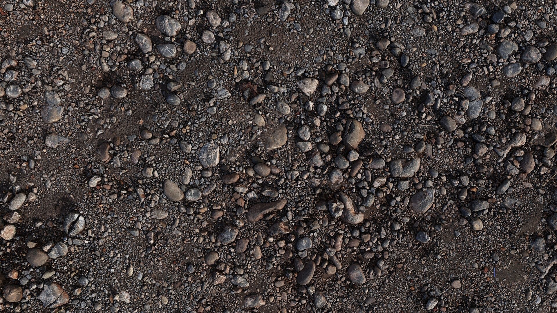 Ground Terrain Gravel and Pebble Stone PBR Texture | CGTrader