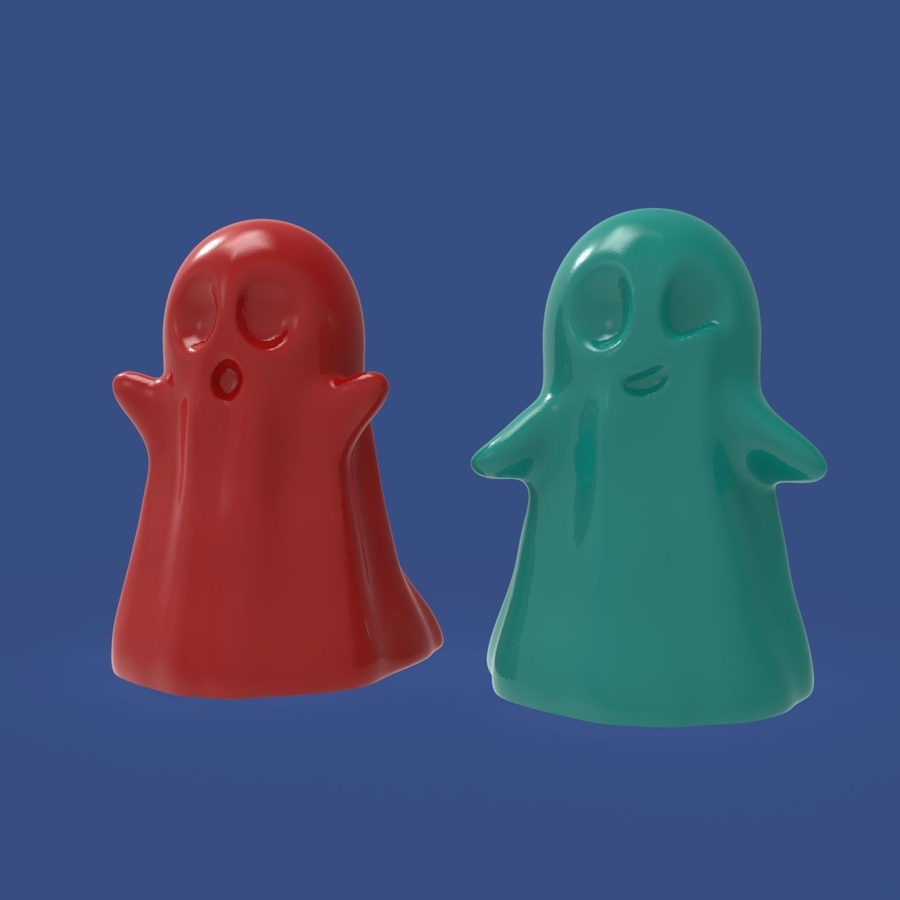 Ghosts free 3D model 3D printable | CGTrader