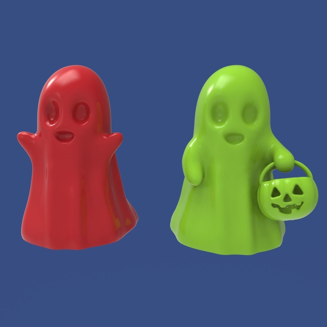 Ghosts free 3D model 3D printable | CGTrader
