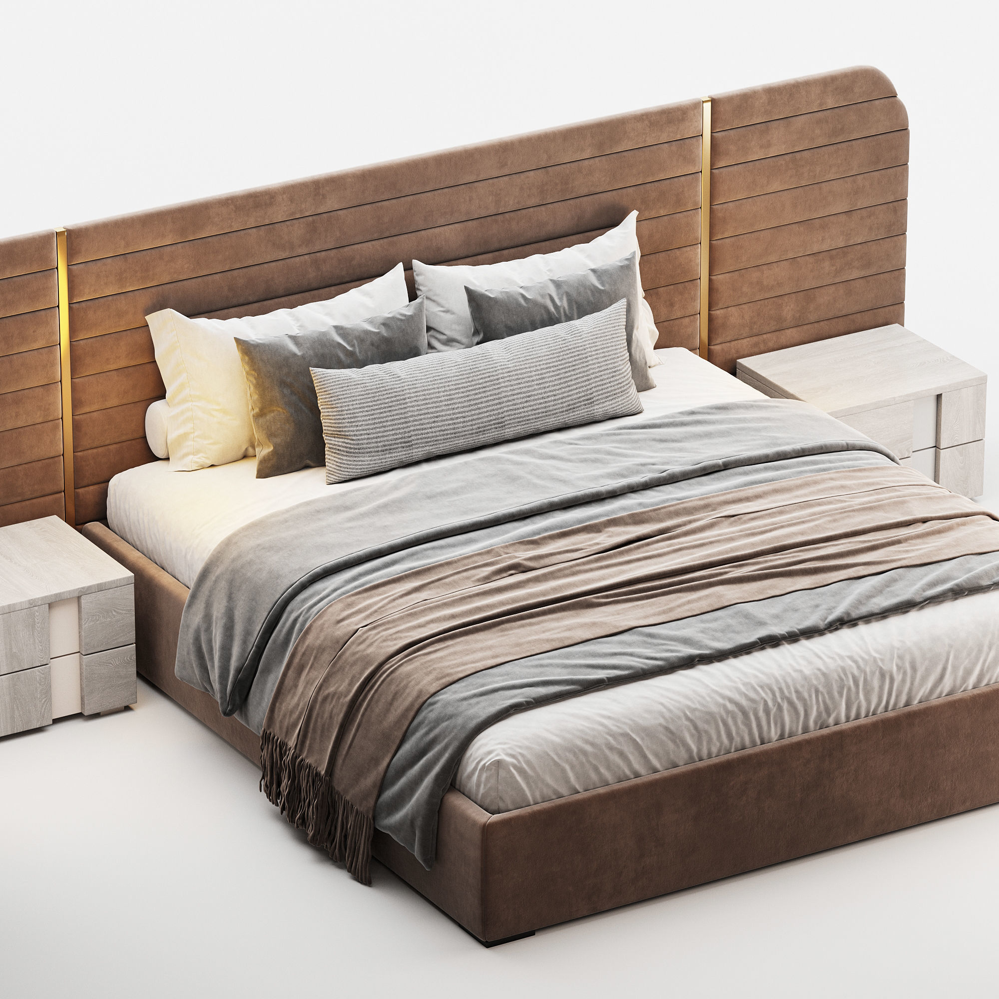 3D model Bed MERTON VR / AR / low-poly | CGTrader