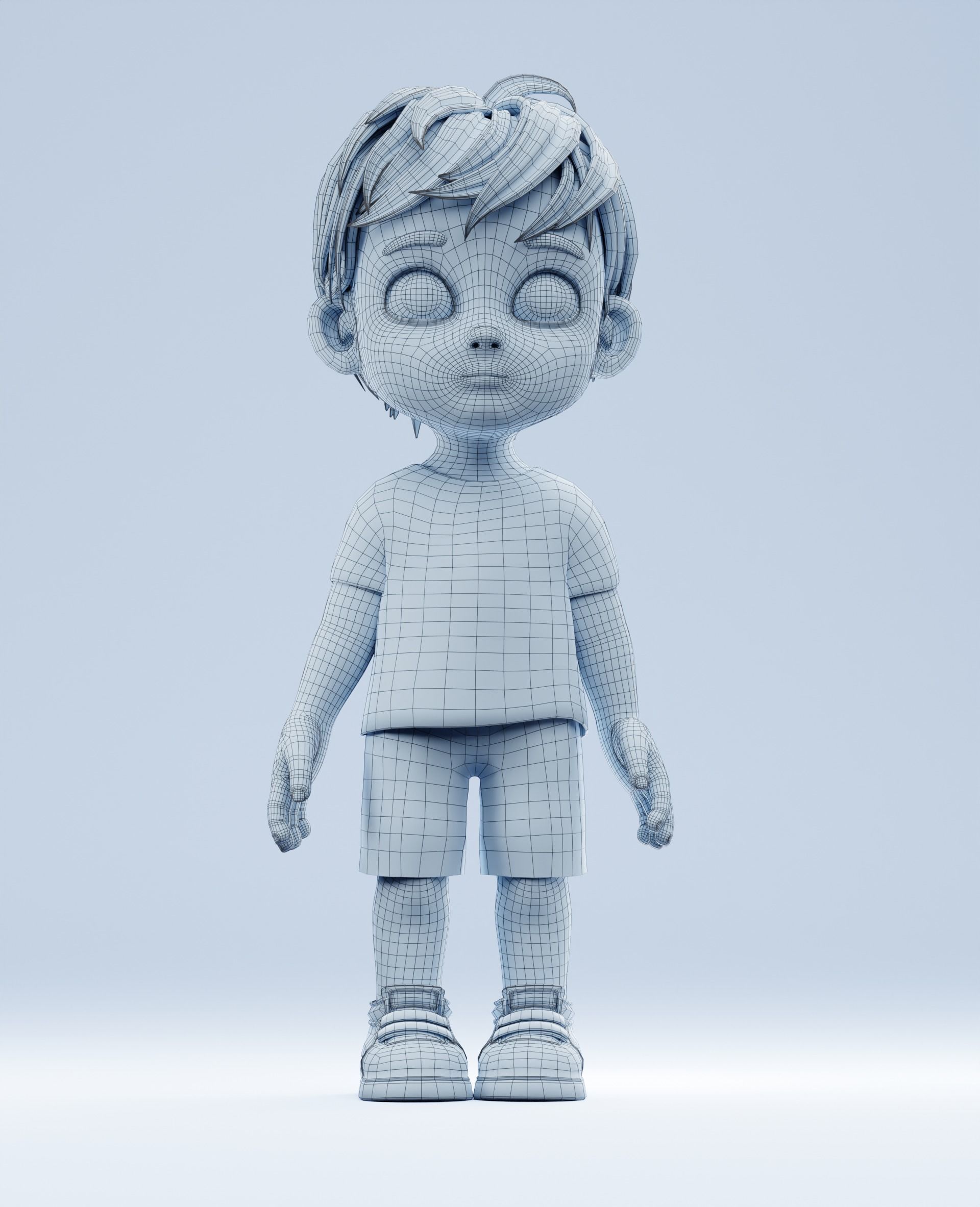 3D model Boy Cartoon Rigged 3D model VR / AR / low-poly | CGTrader