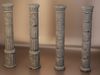 3D model Old Stone Collums 4K PBR Modular VR / AR / low-poly | CGTrader