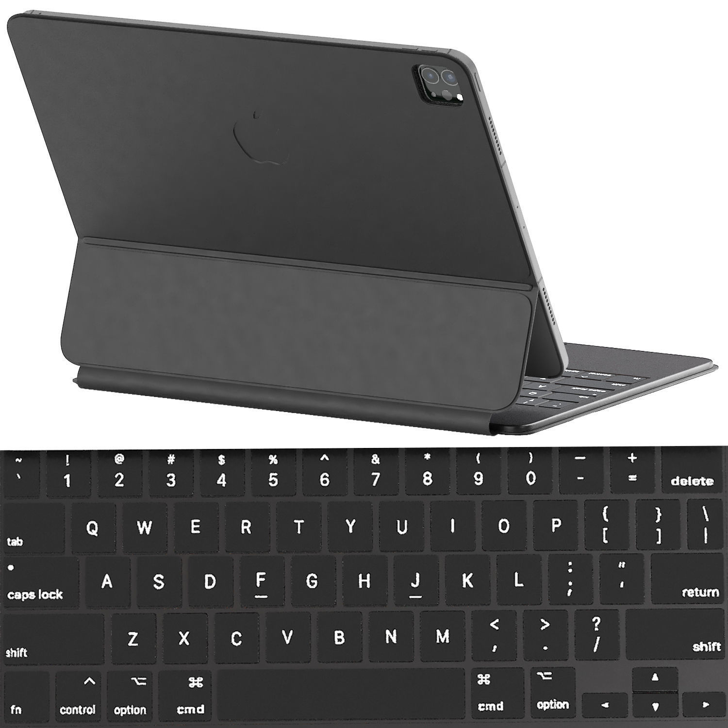 black magic keyboard ipad pro 12 3D model | CGTrader