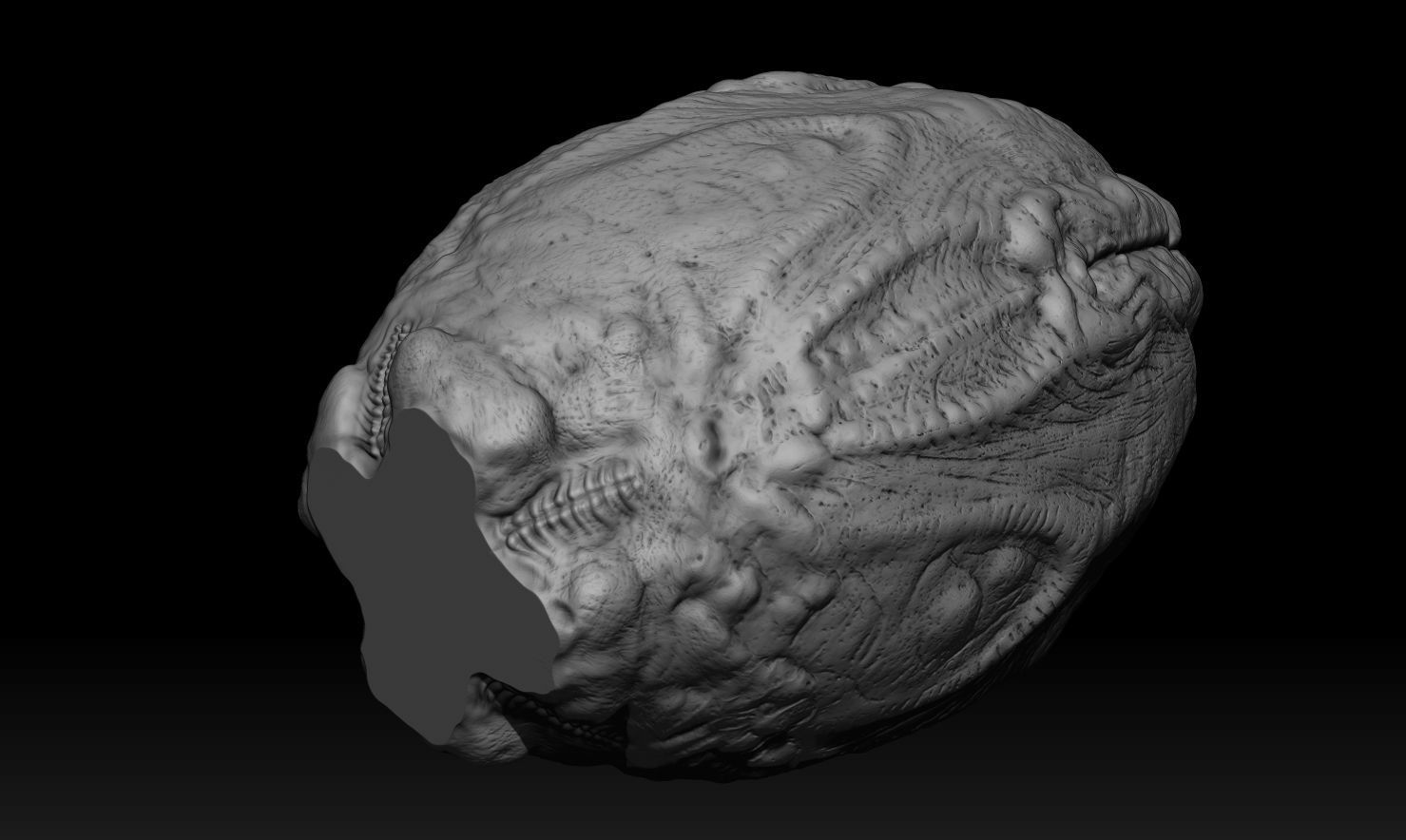 3D PRINTABLE ALIEN COVENANT CLOSED EGG 3D model 3D printable | CGTrader
