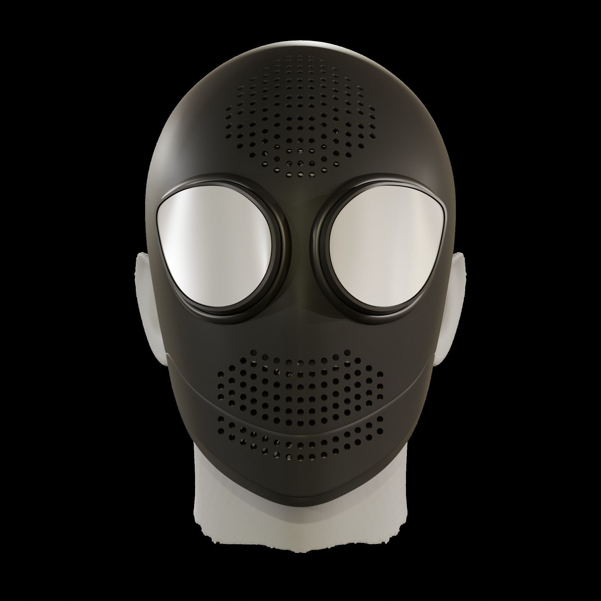 ITSV Spider-Man Noir faceshell file 3D model 3D printable | CGTrader