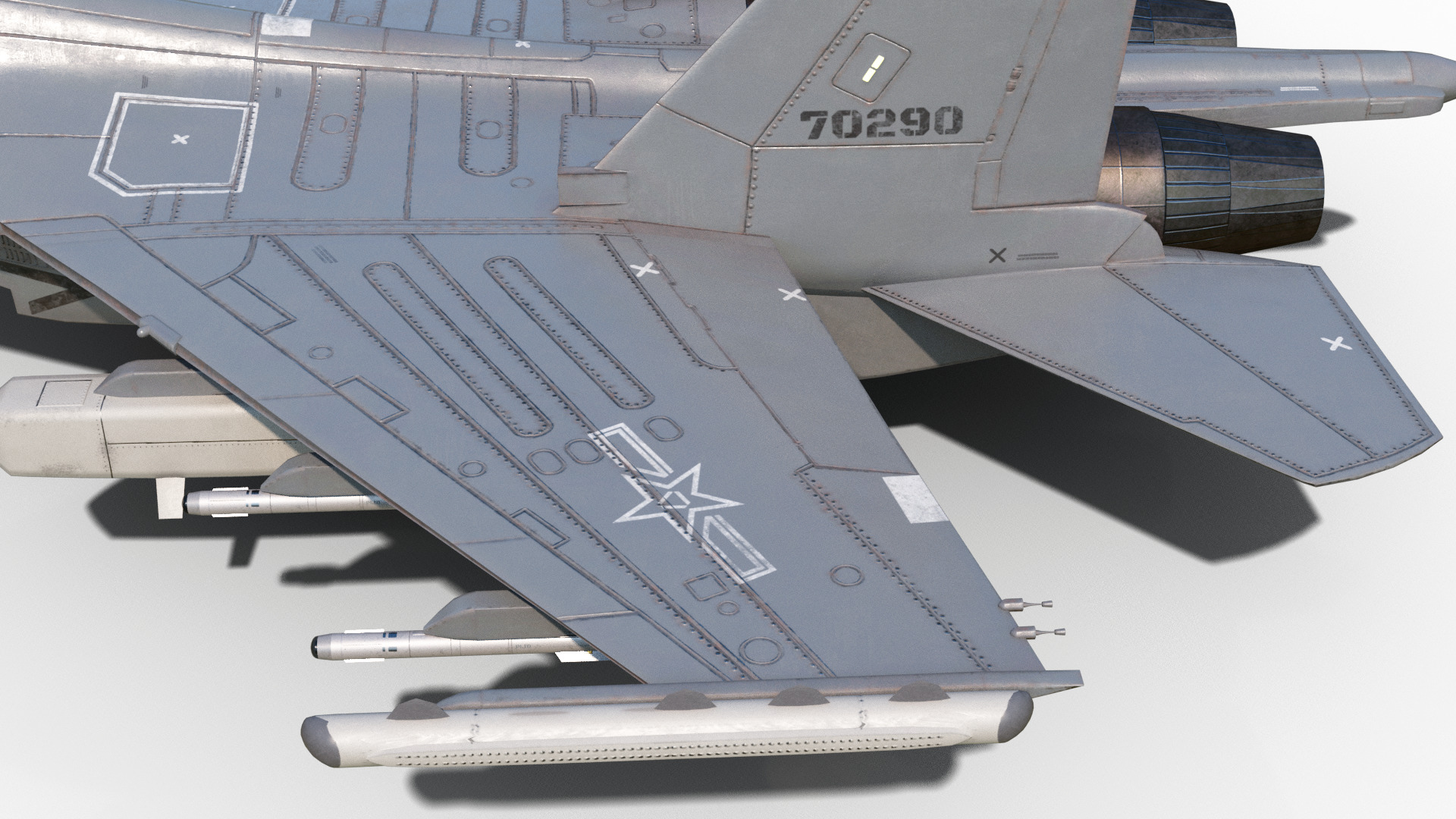 3D model PBR Shenyang J-16D electronic Fighter China PLAAF VR / AR ...