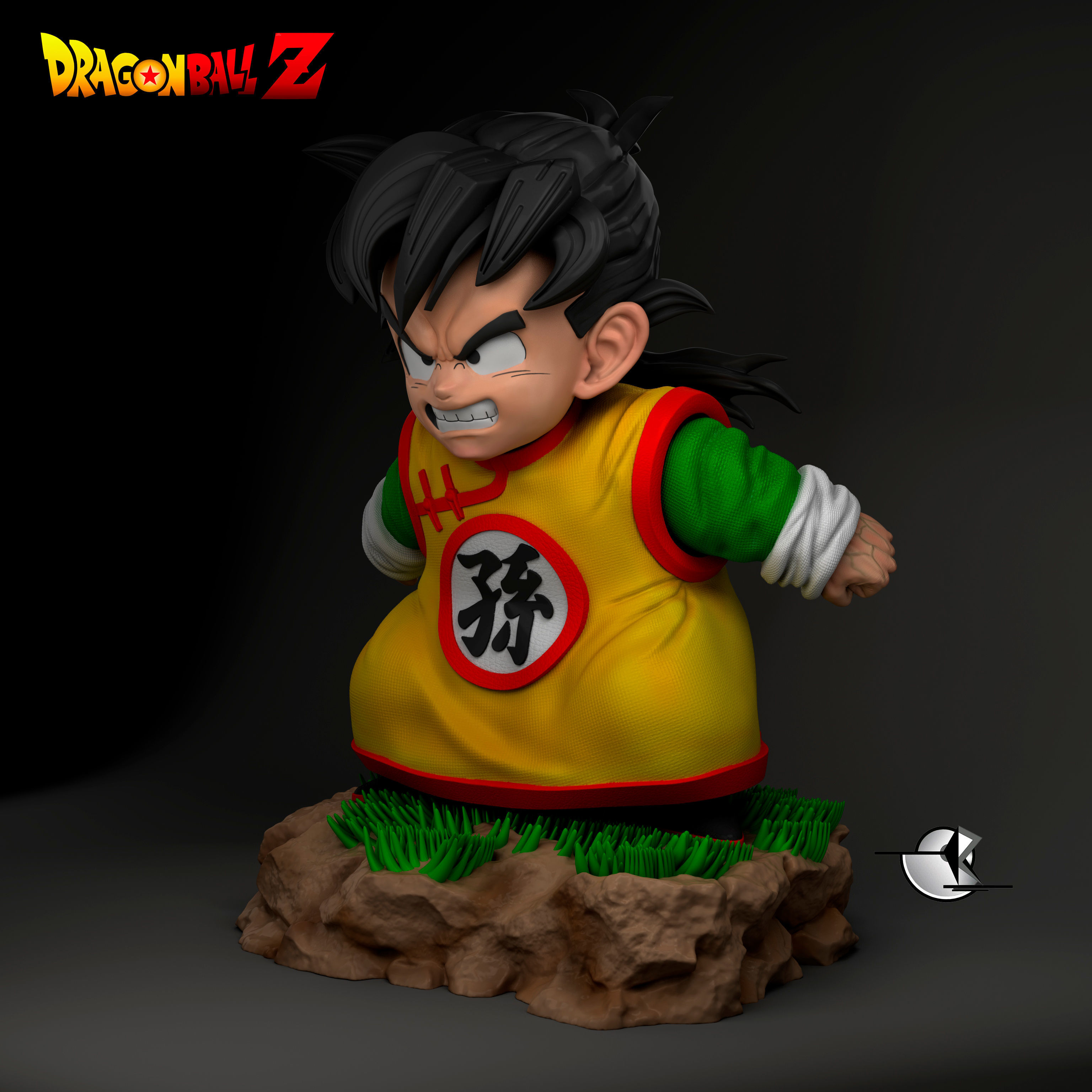 Kid Gohan 3D model 3D printable | CGTrader