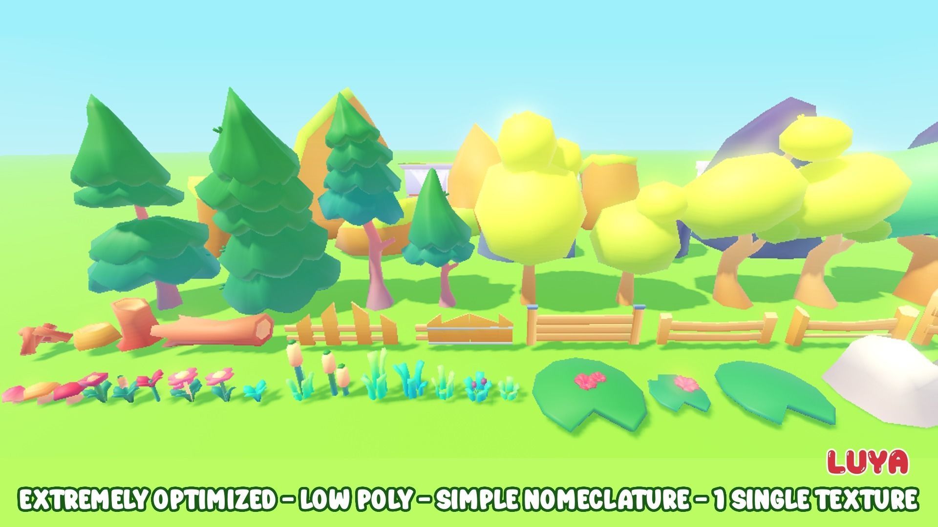 3D model LUYAs FULL Forest Pack VR / AR / low-poly | CGTrader