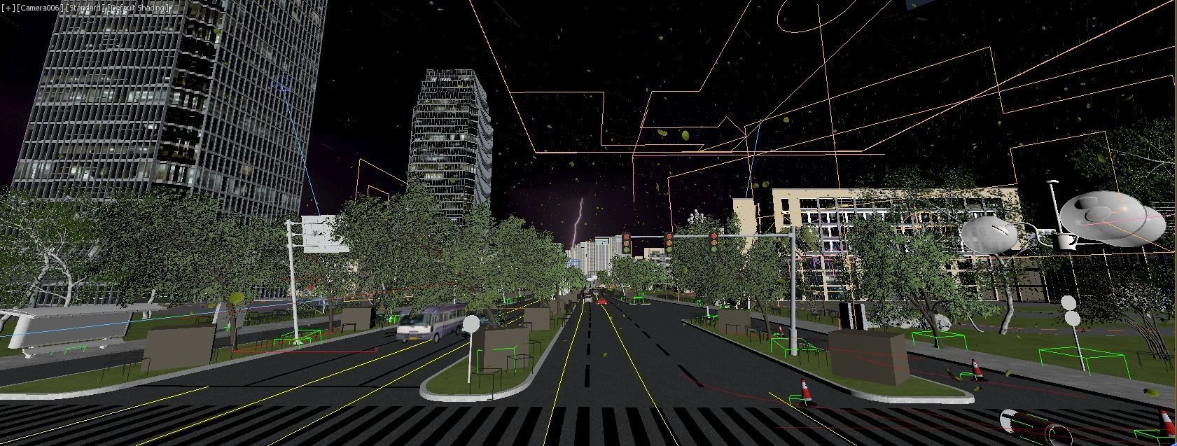 Typhoon rainstorm natural disaster 3D model animated | CGTrader