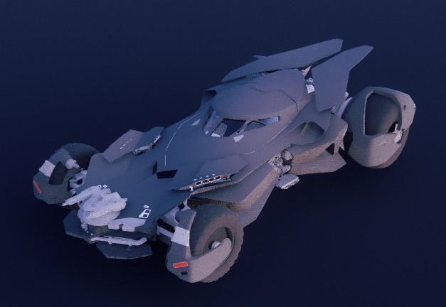 Batmobile 3D Print Model 3D model 3D printable | CGTrader