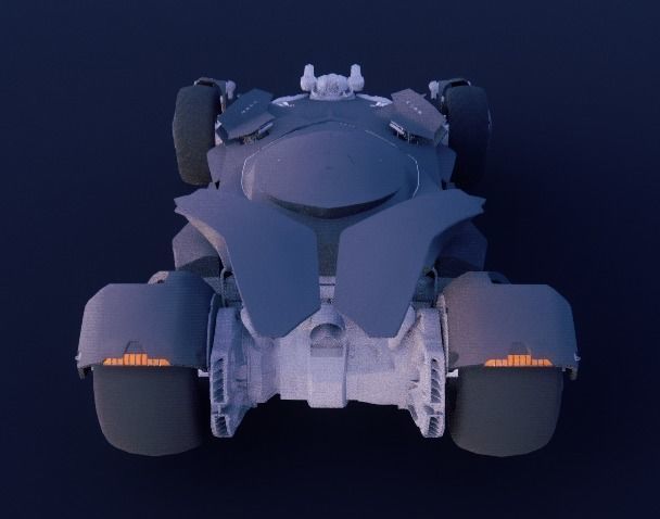 Batmobile 3D Print Model 3D model 3D printable | CGTrader