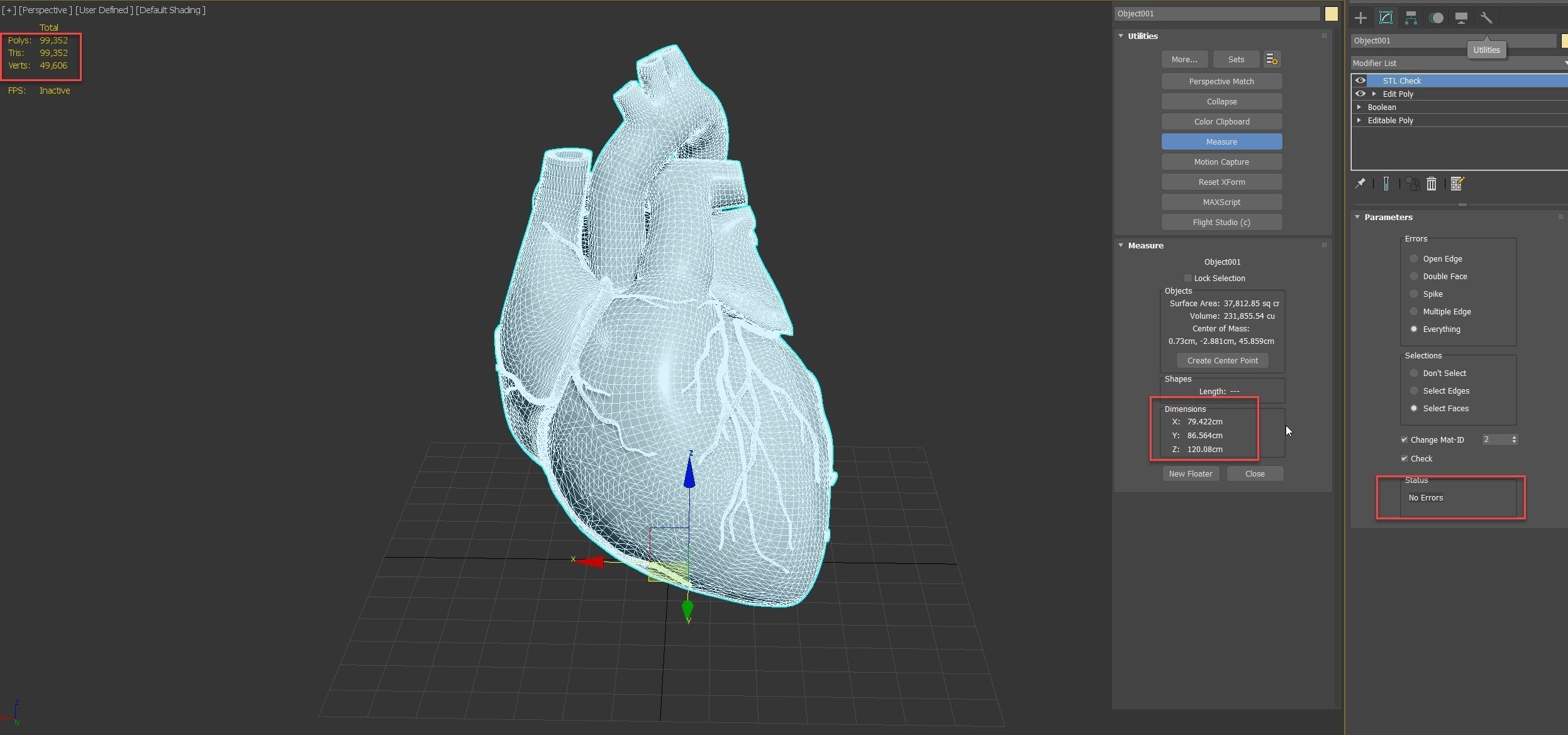 Printable Human Heart 3D model 3D printable | CGTrader