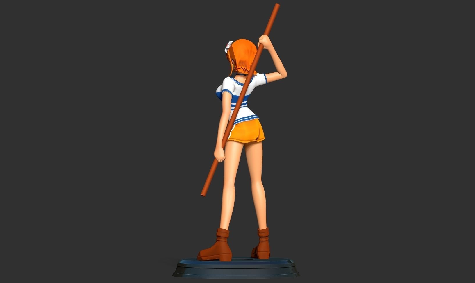 Nami - One Piece Fanart free 3D model 3D printable | CGTrader