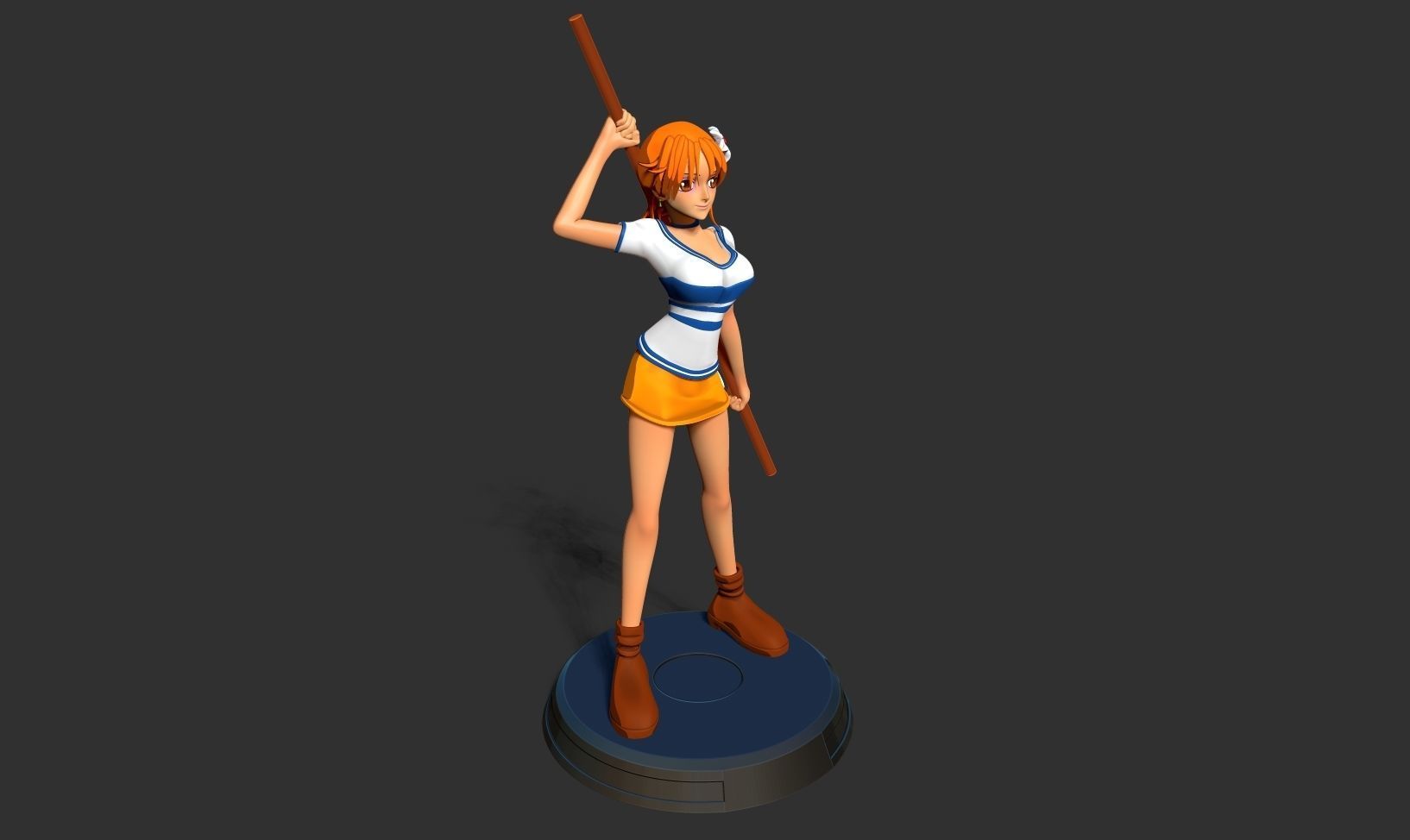 Nami - One Piece Fanart free 3D model 3D printable | CGTrader