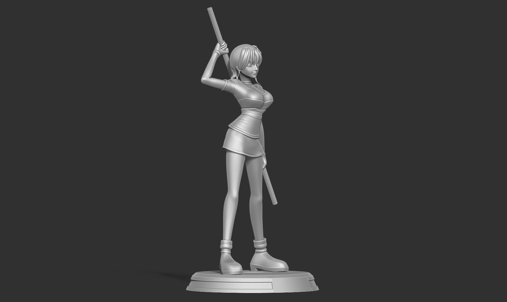 Nami - One Piece Fanart free 3D model 3D printable | CGTrader