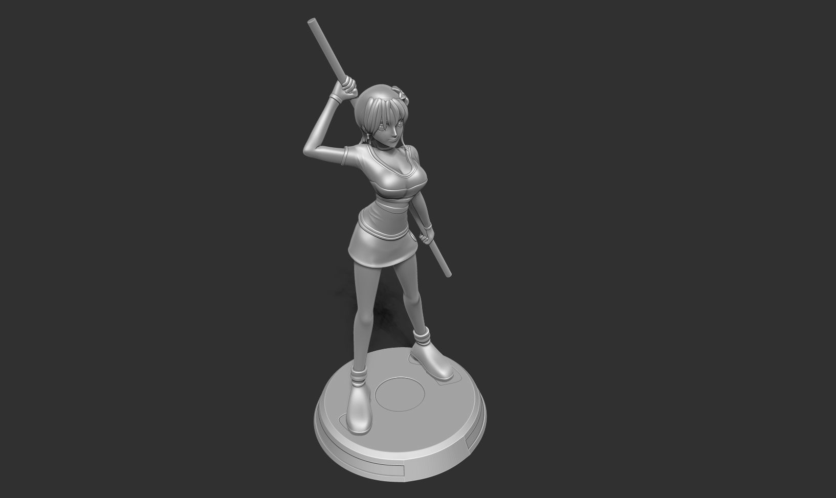 Nami - One Piece Fanart free 3D model 3D printable | CGTrader