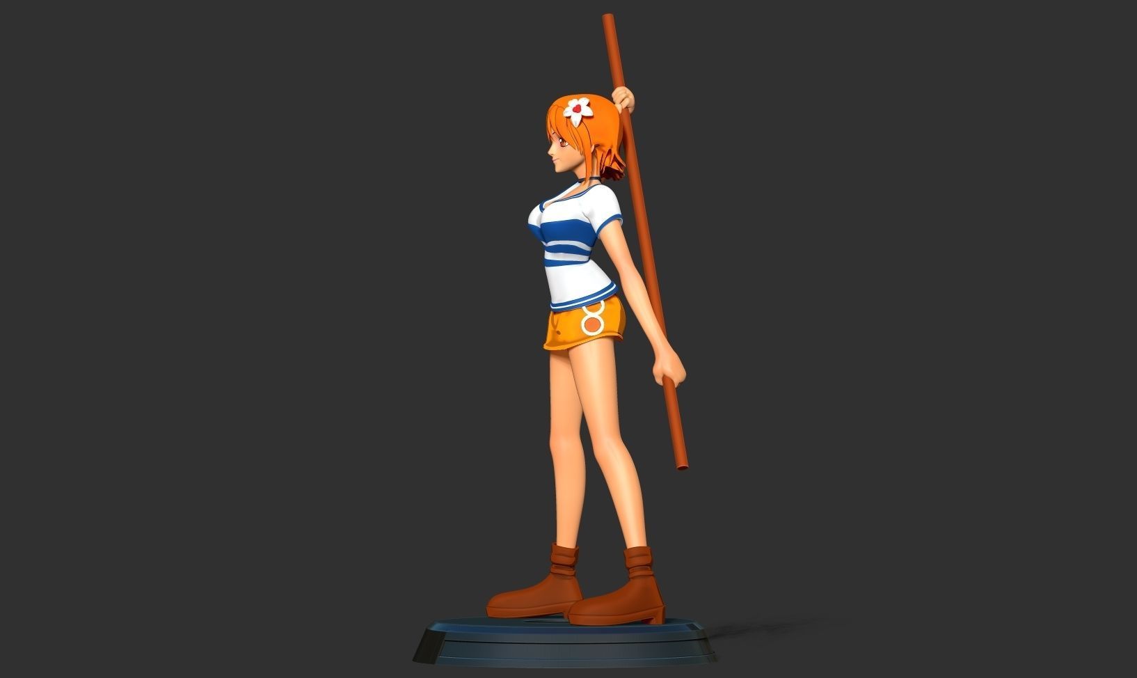 Nami - One Piece Fanart free 3D model 3D printable | CGTrader