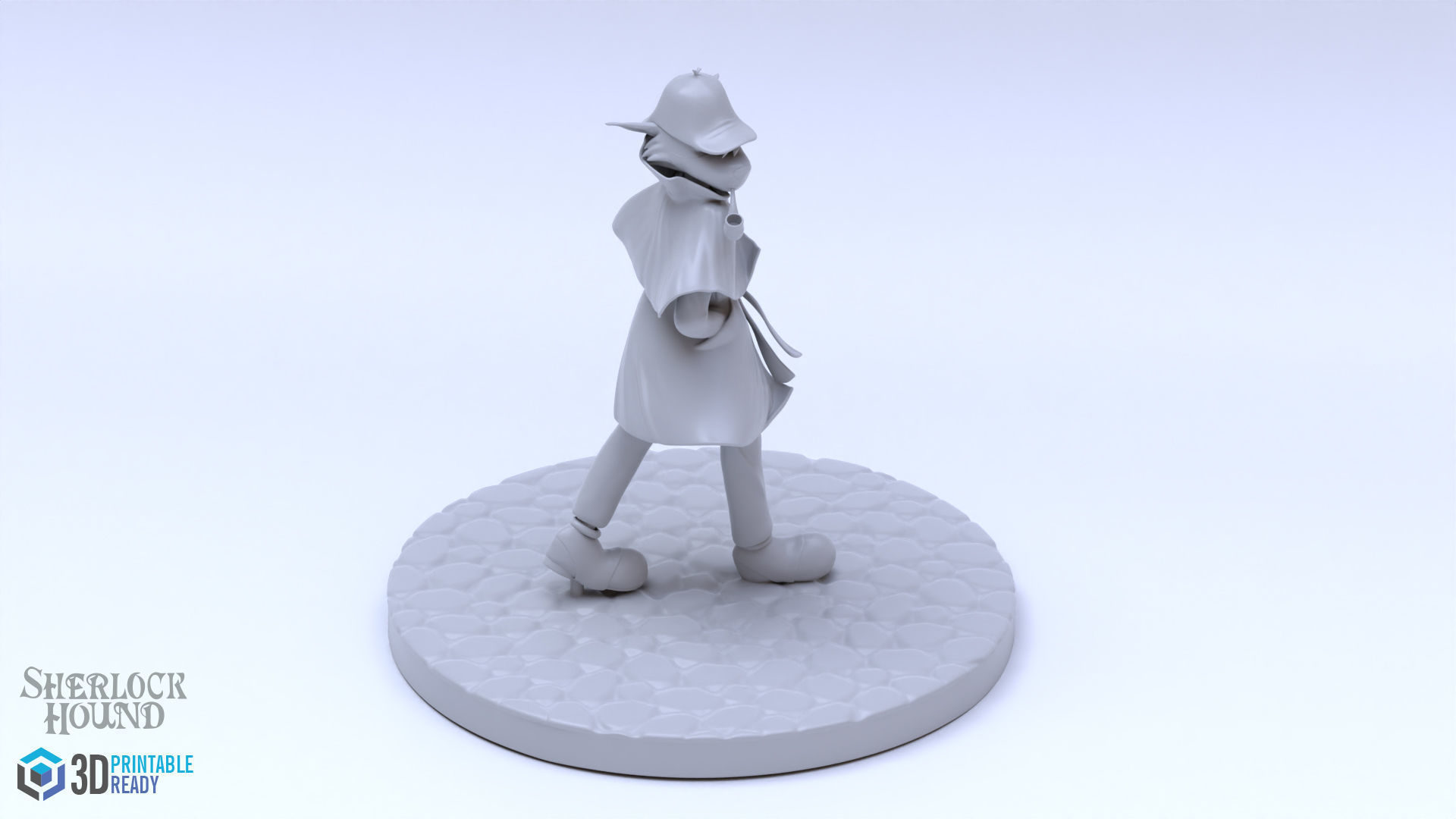 Sherlock Hound 3d Print 3D model 3D printable | CGTrader