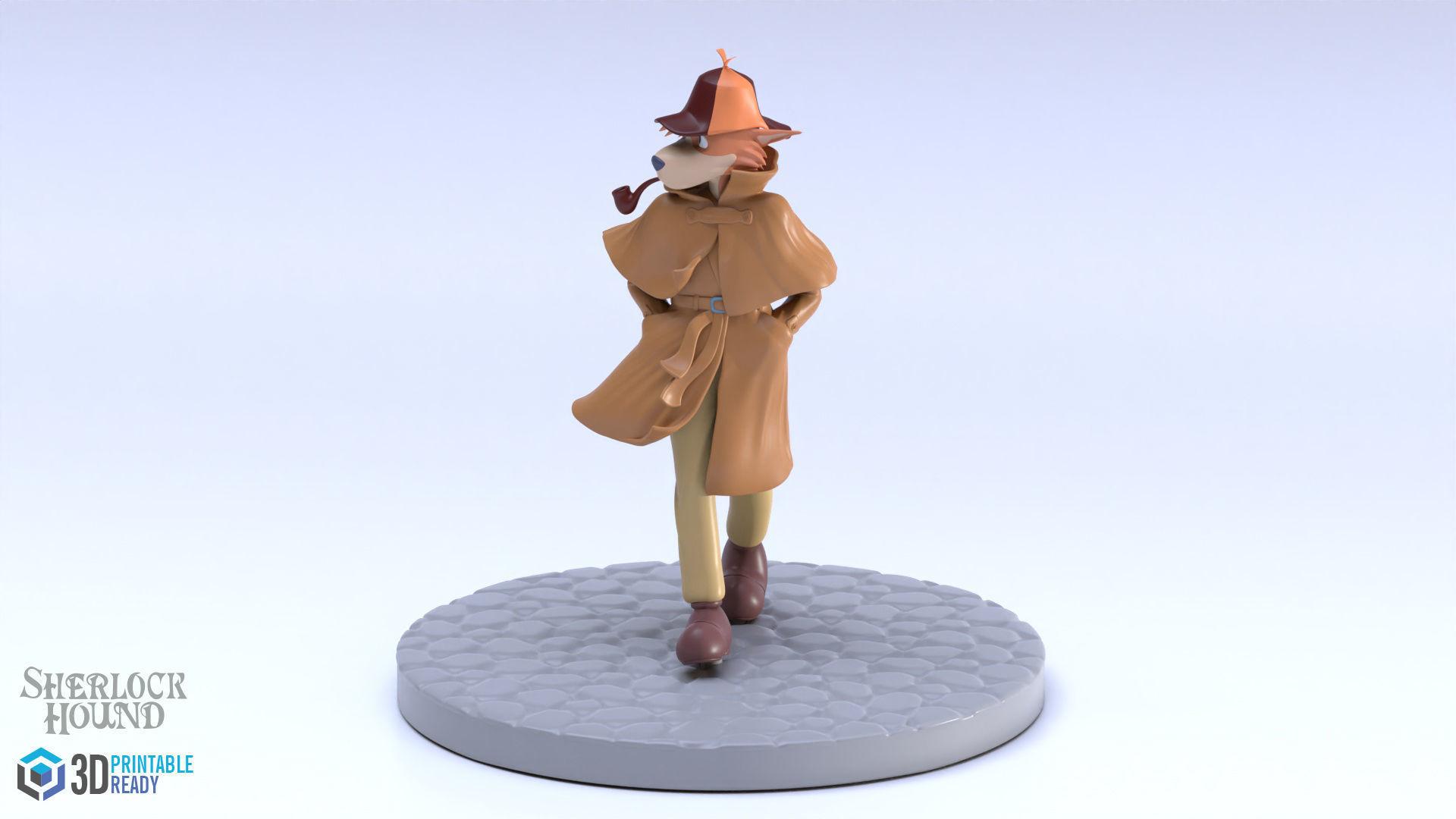 Sherlock Hound 3d Print 3D model 3D printable | CGTrader