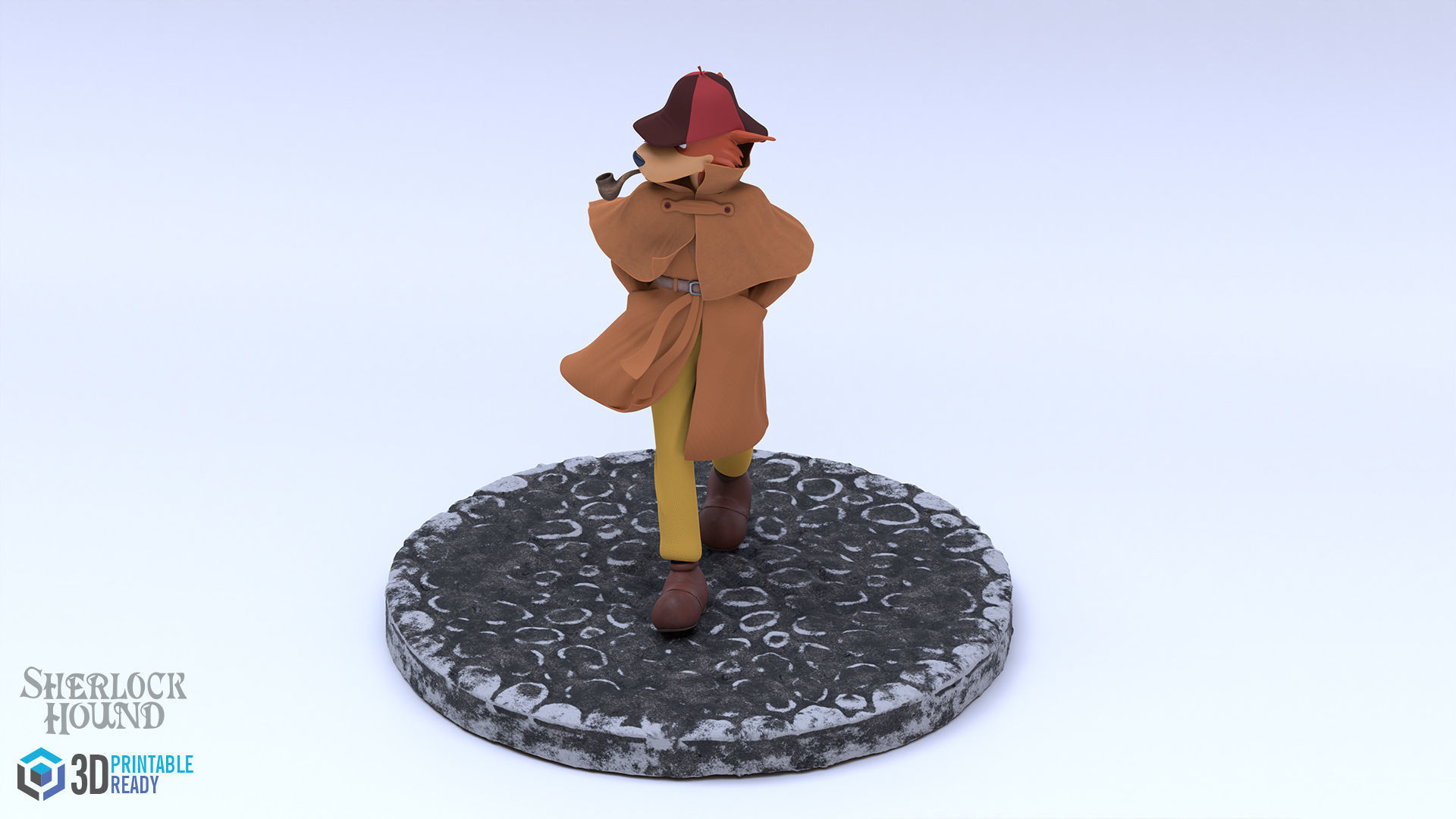 Sherlock Hound 3d Print 3D model 3D printable | CGTrader