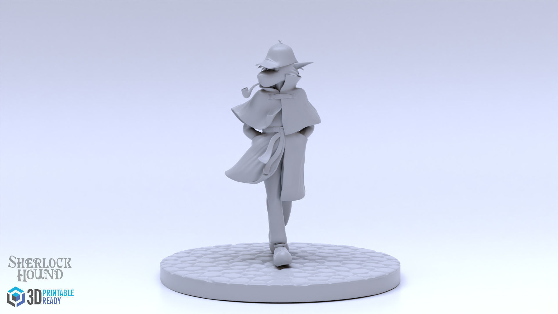 Sherlock Hound 3d Print 3D model 3D printable | CGTrader