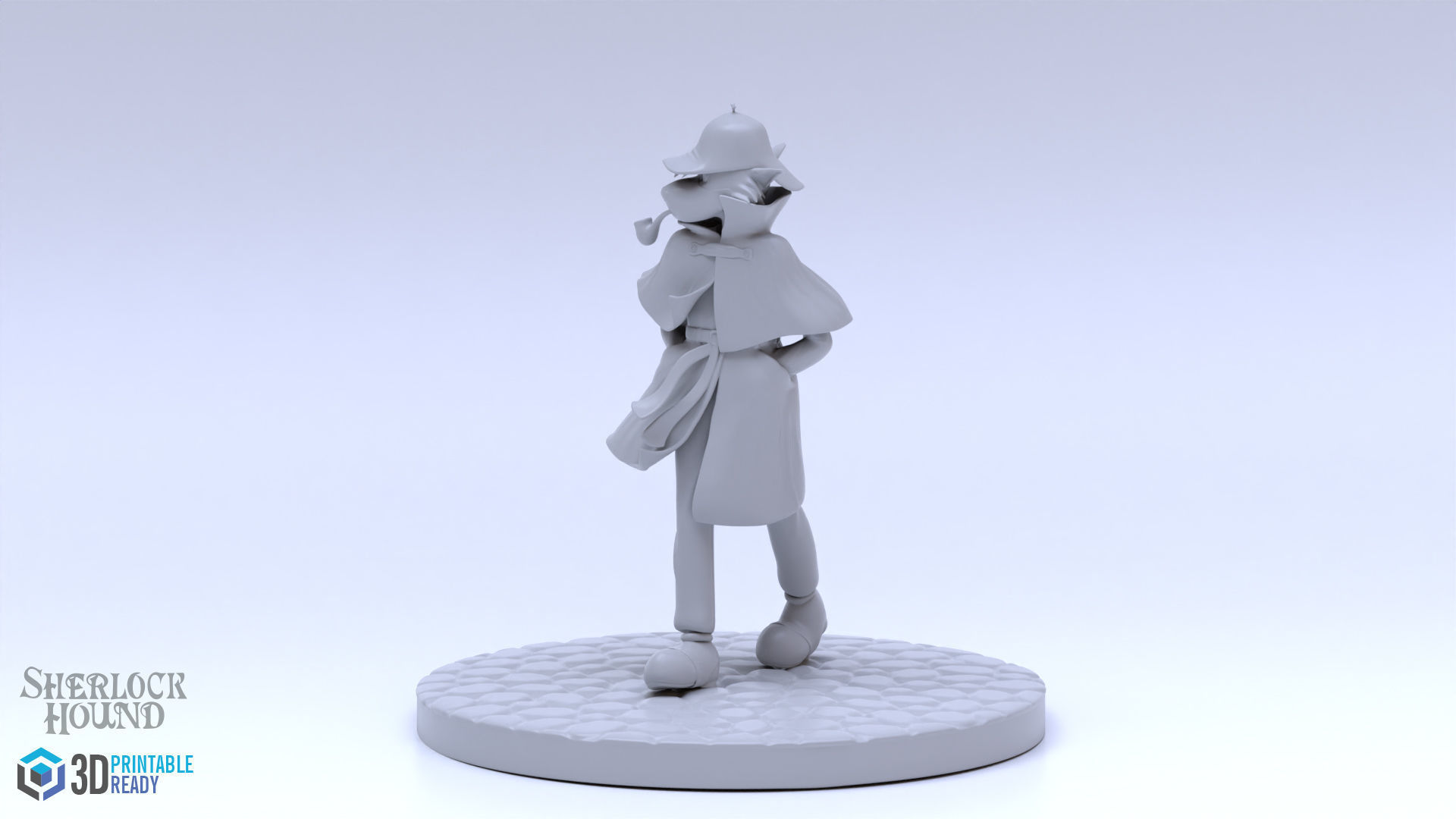 Sherlock Hound 3d Print 3D model 3D printable | CGTrader
