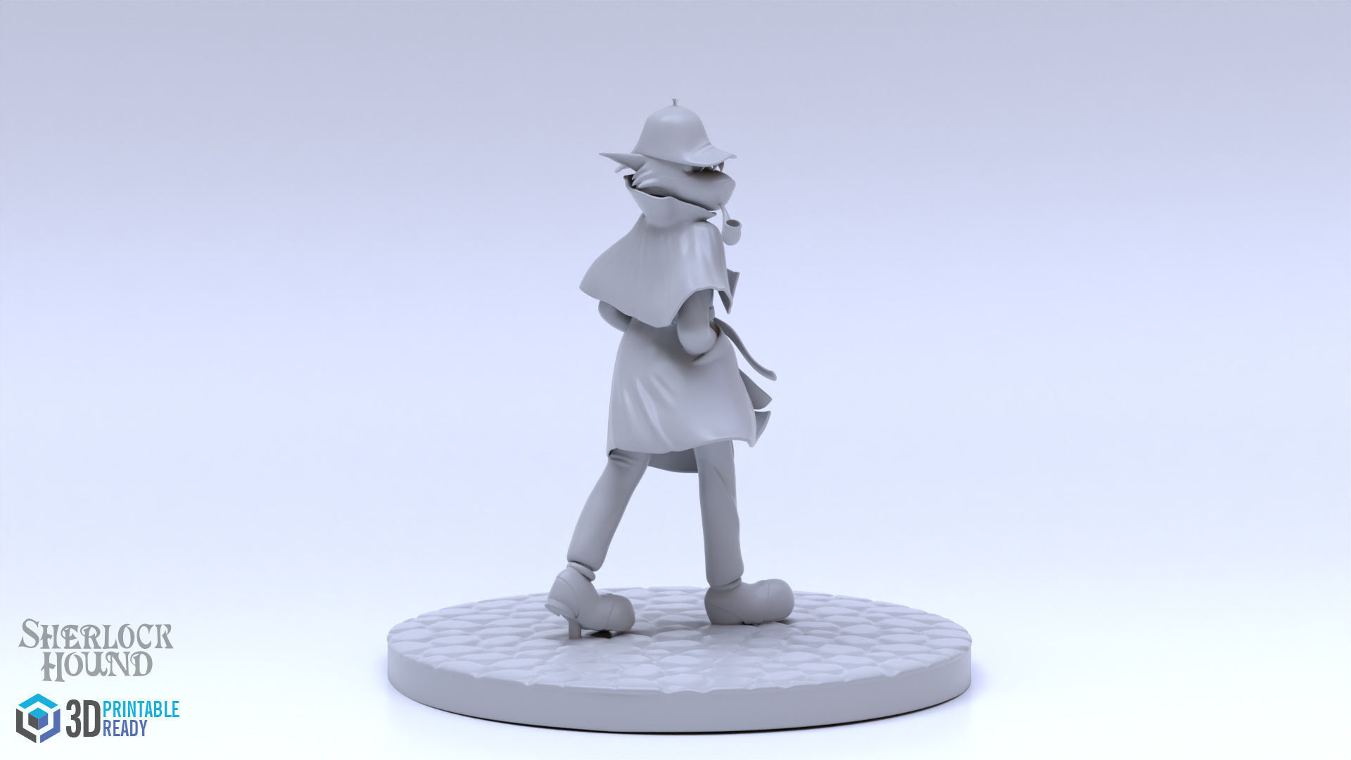 Sherlock Hound 3d Print 3D model 3D printable | CGTrader