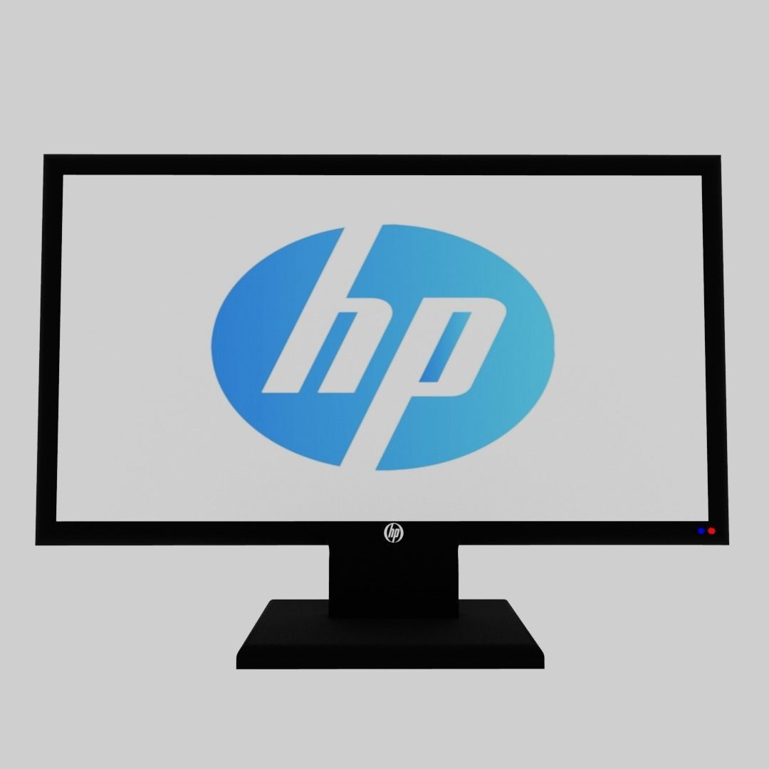 3D model HP Computer Monitor VR / AR / low-poly animated | CGTrader