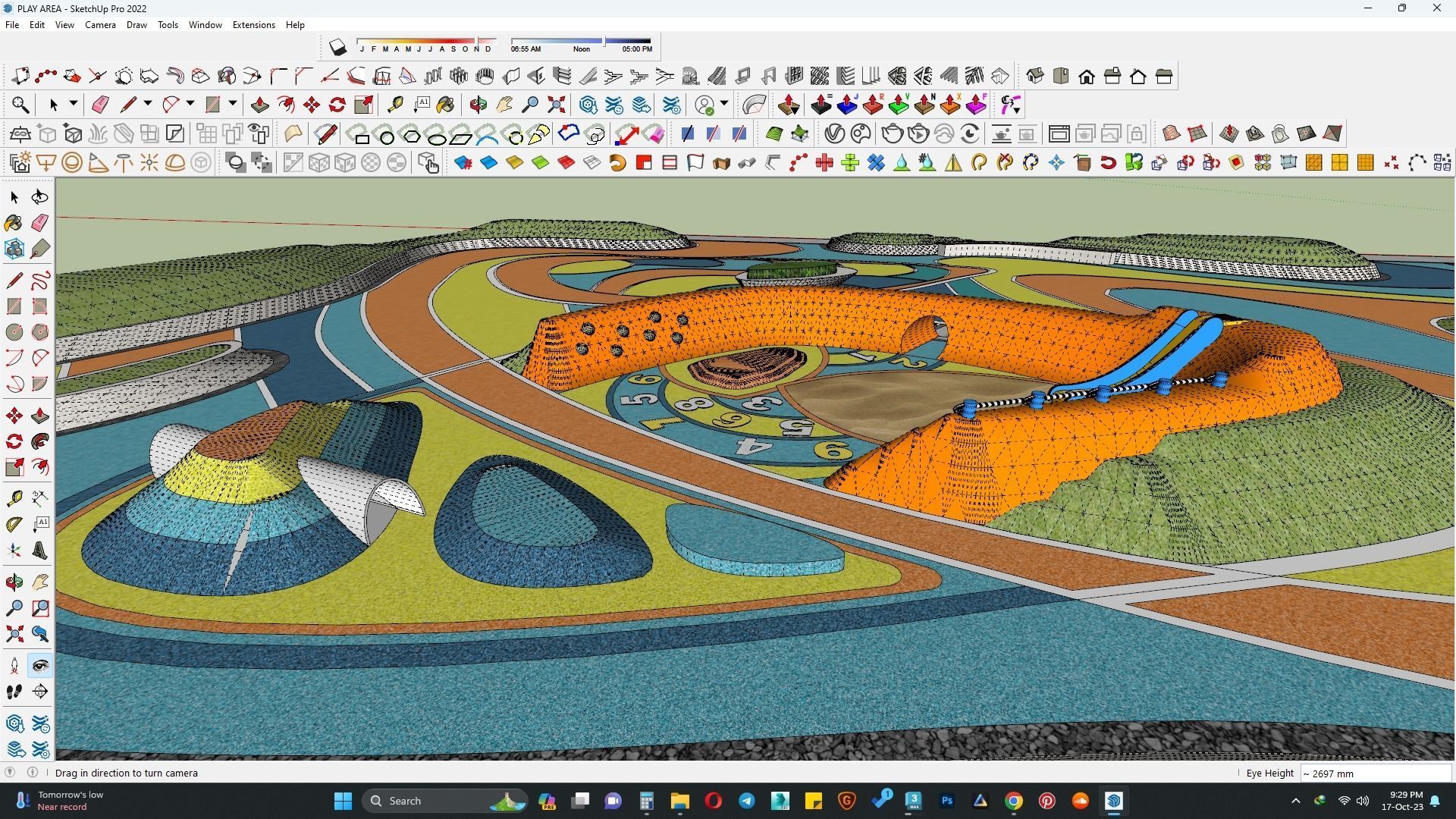 PLay area 3d model contours 3D model | CGTrader