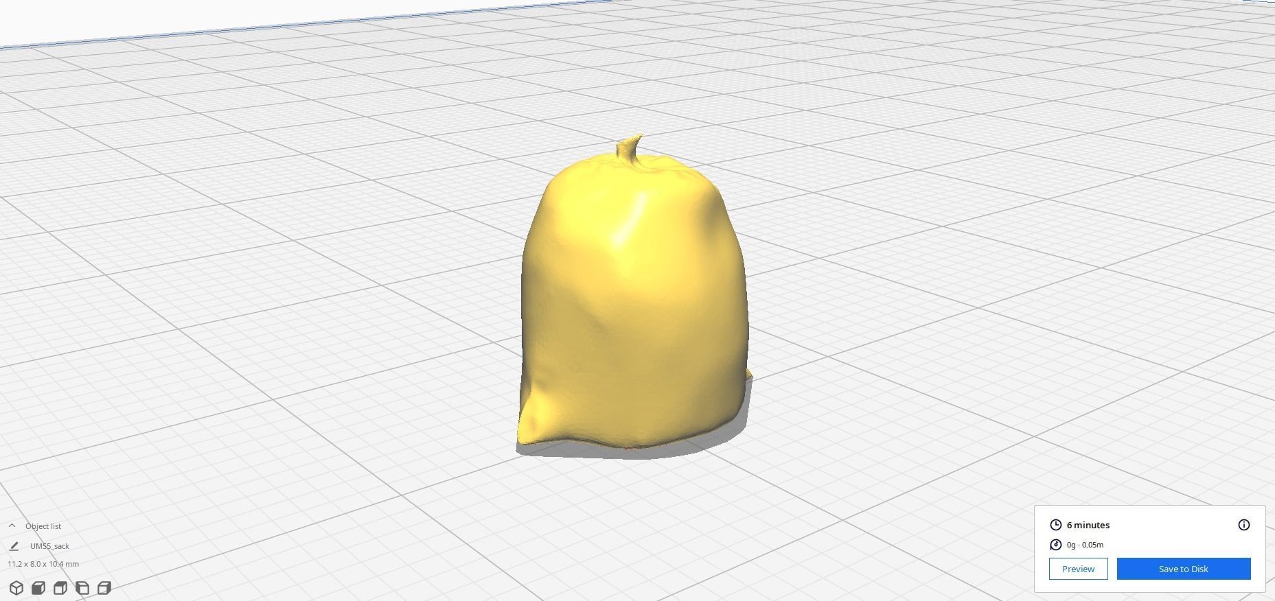 Sack model free 3D model 3D printable | CGTrader