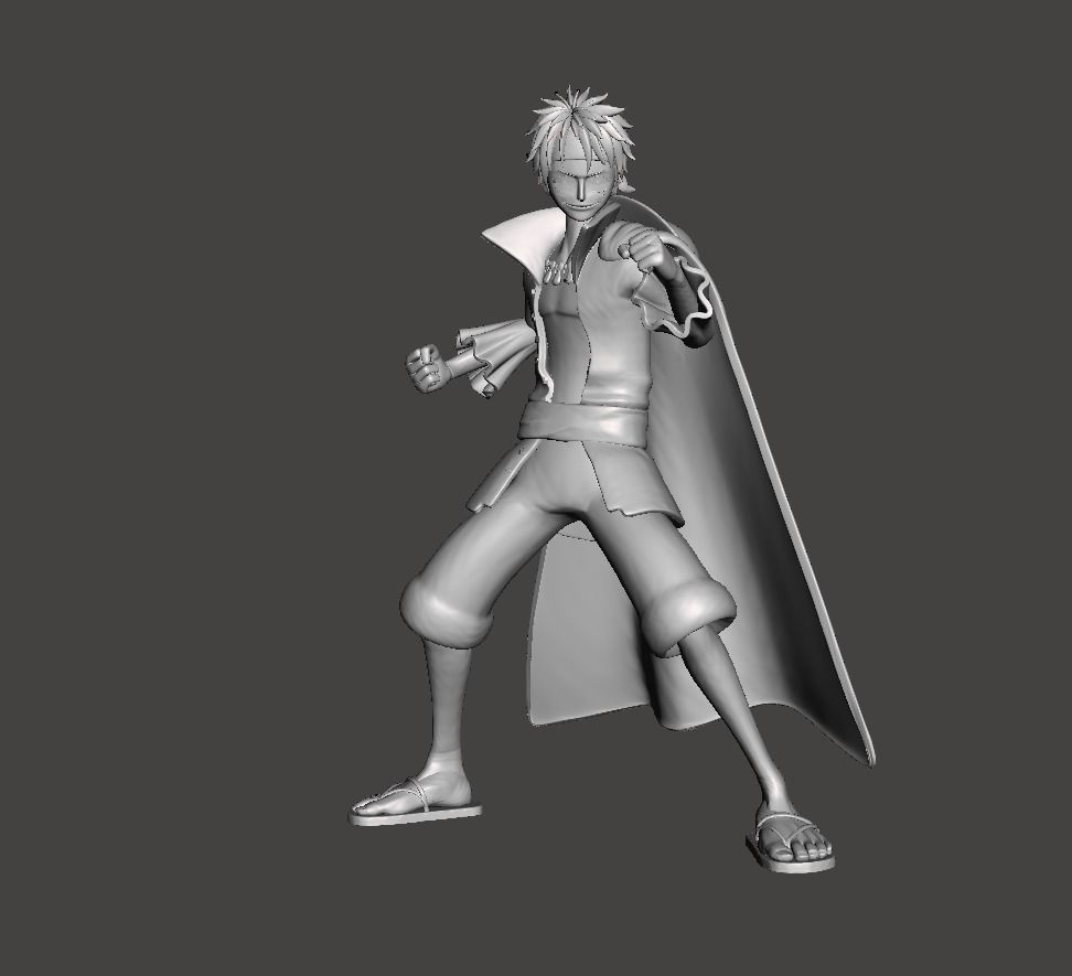 Monkey D Luffy 3D Model 3D model 3D printable | CGTrader