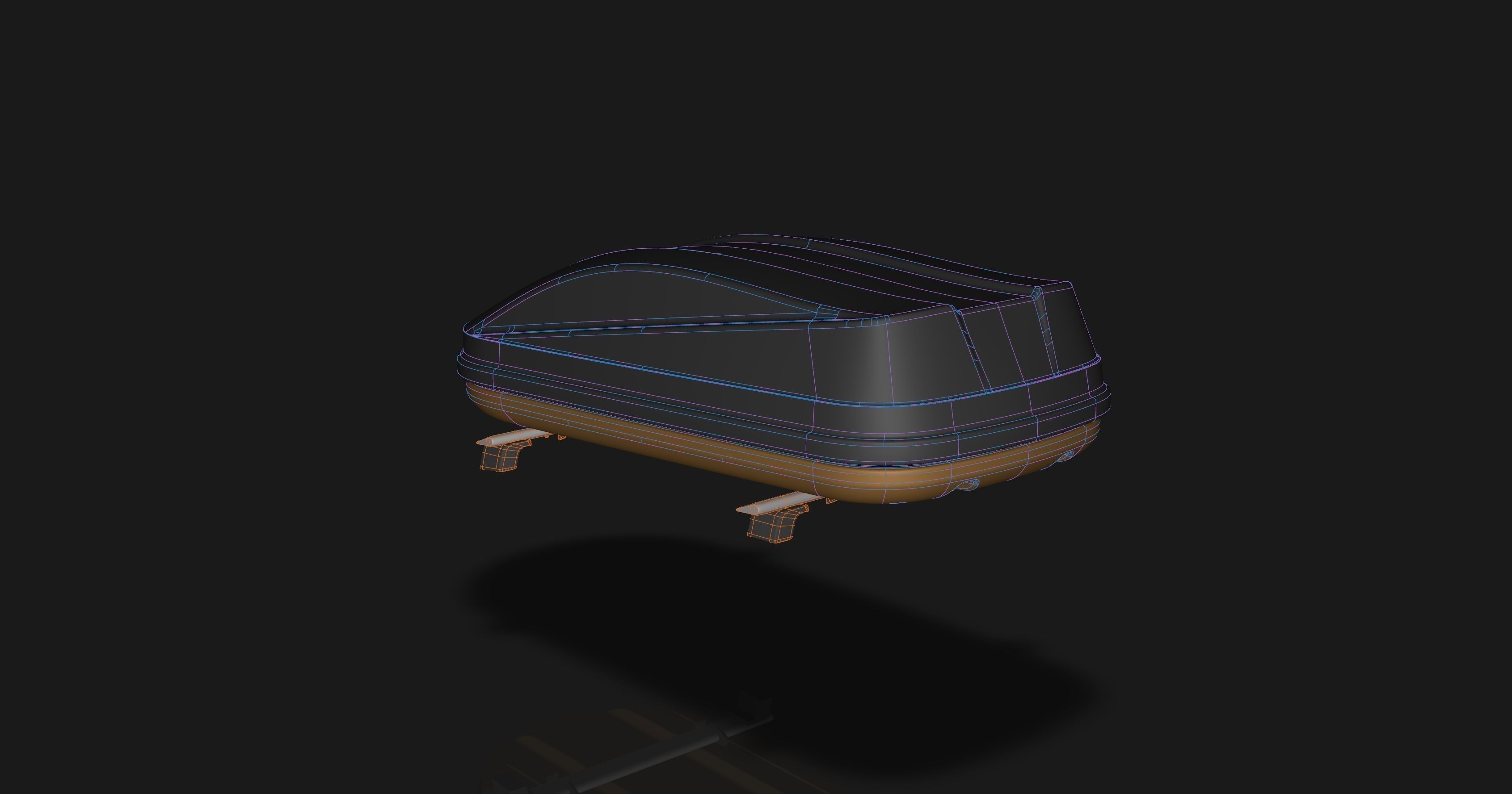 Roof Top Cargo Box Roof Box Cargo Box for Cars Trucks SUVs Vans 3D ...