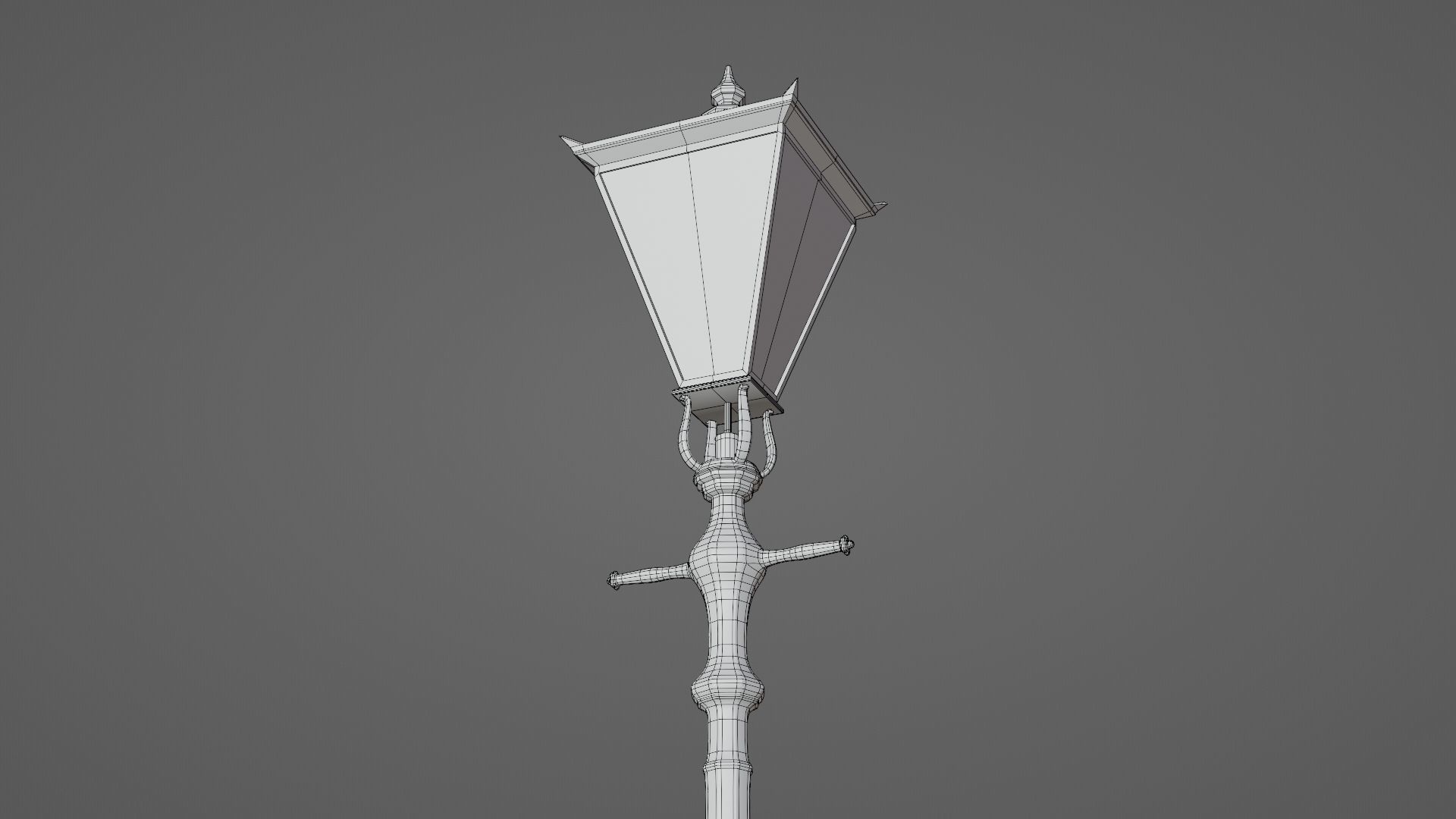 Vintage street light 3D model | CGTrader