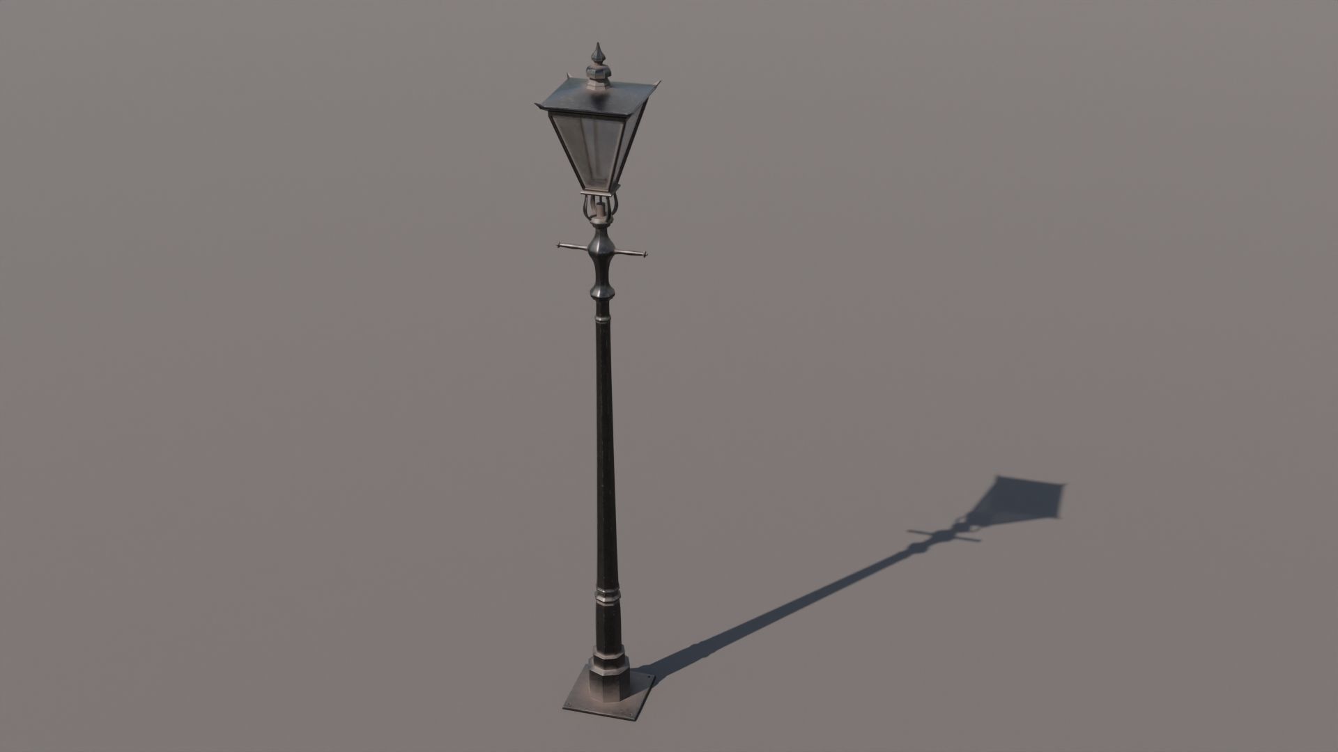 Vintage street light 3D model | CGTrader