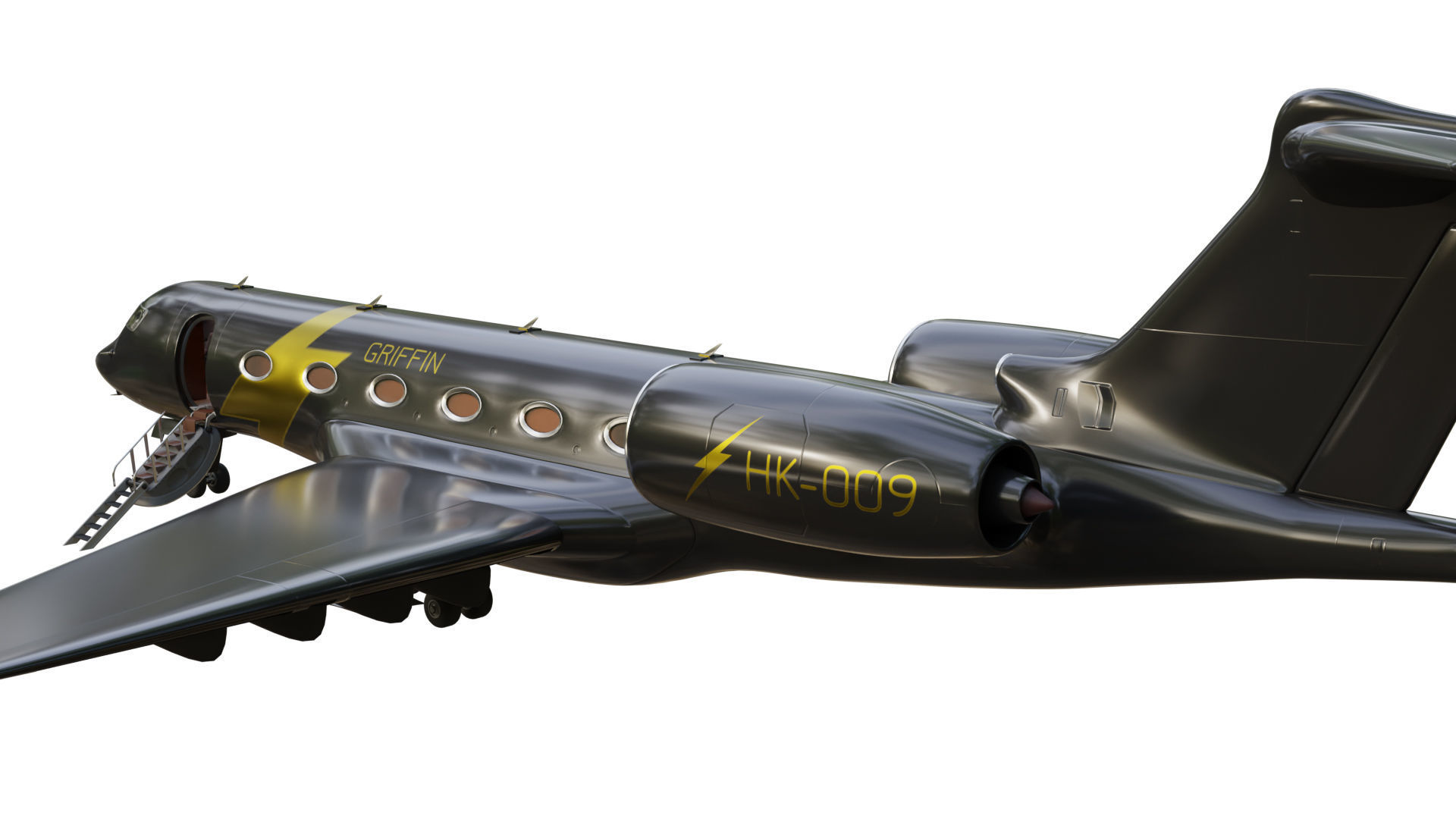 PRIVATE JET MODEL 3D model | CGTrader