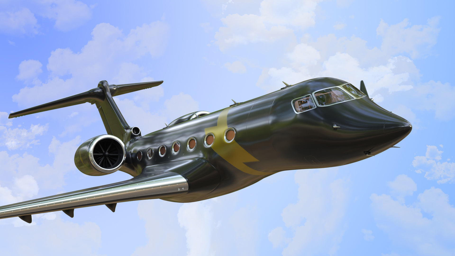 PRIVATE JET MODEL 3D model | CGTrader